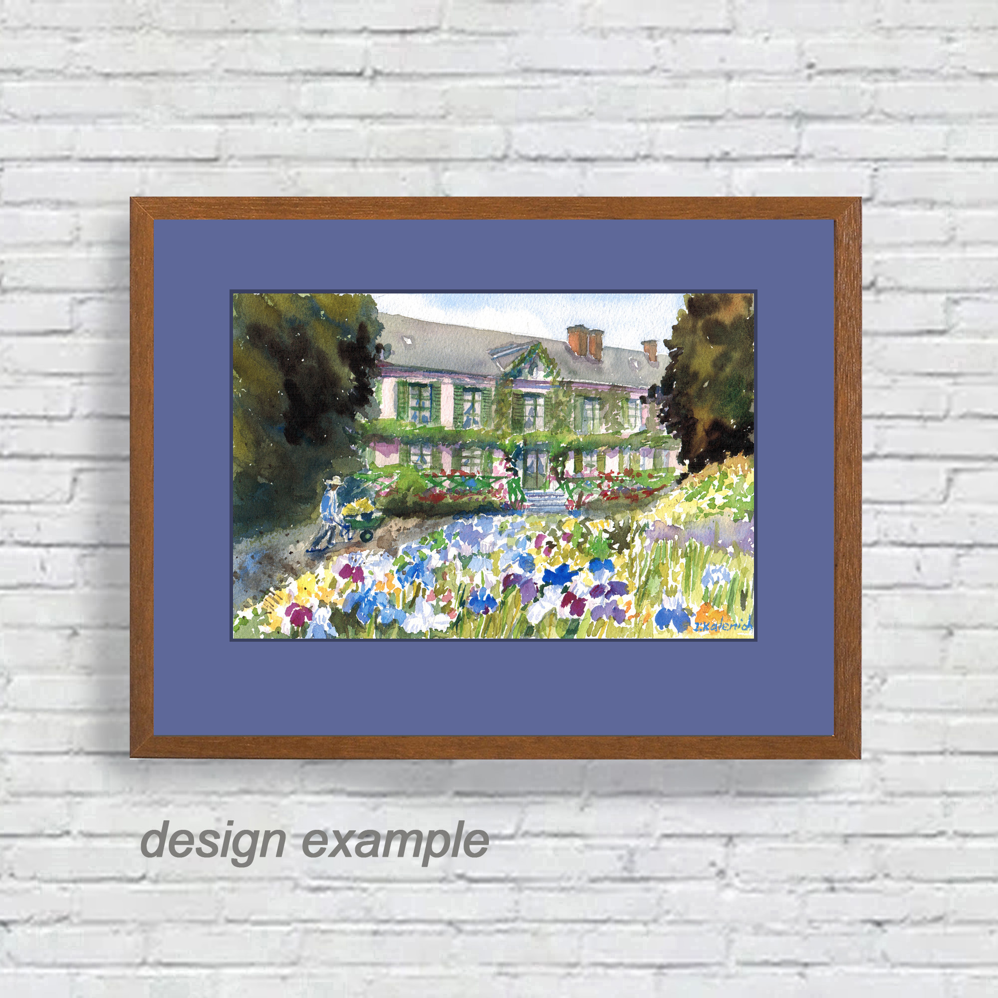 Claude Monet's house in Giverny. Blooming garden. French l - Inspire Uplift