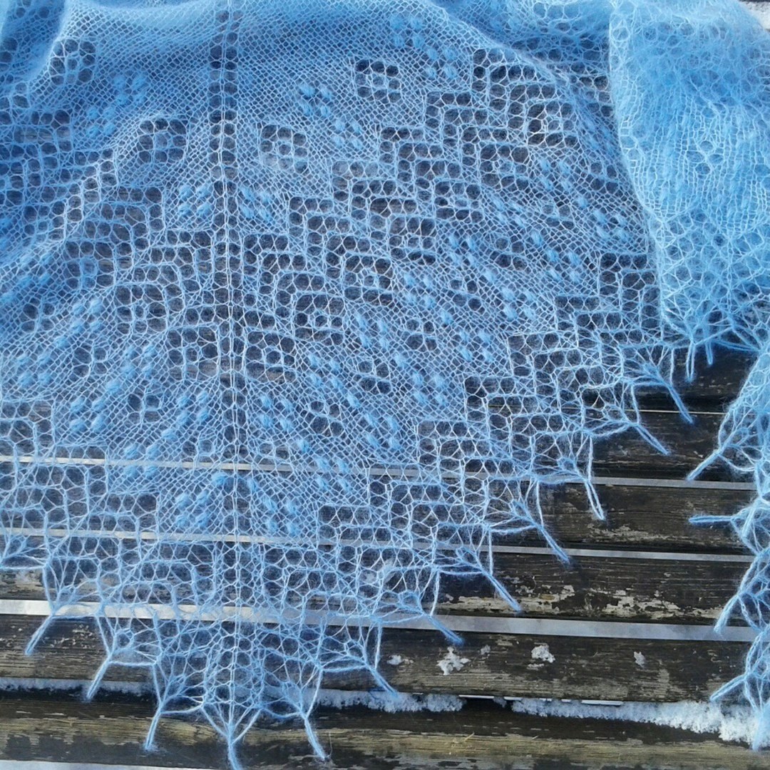 Beautiful Lace Shawl Knitting Pattern for Wedding Evening - Inspire Uplift