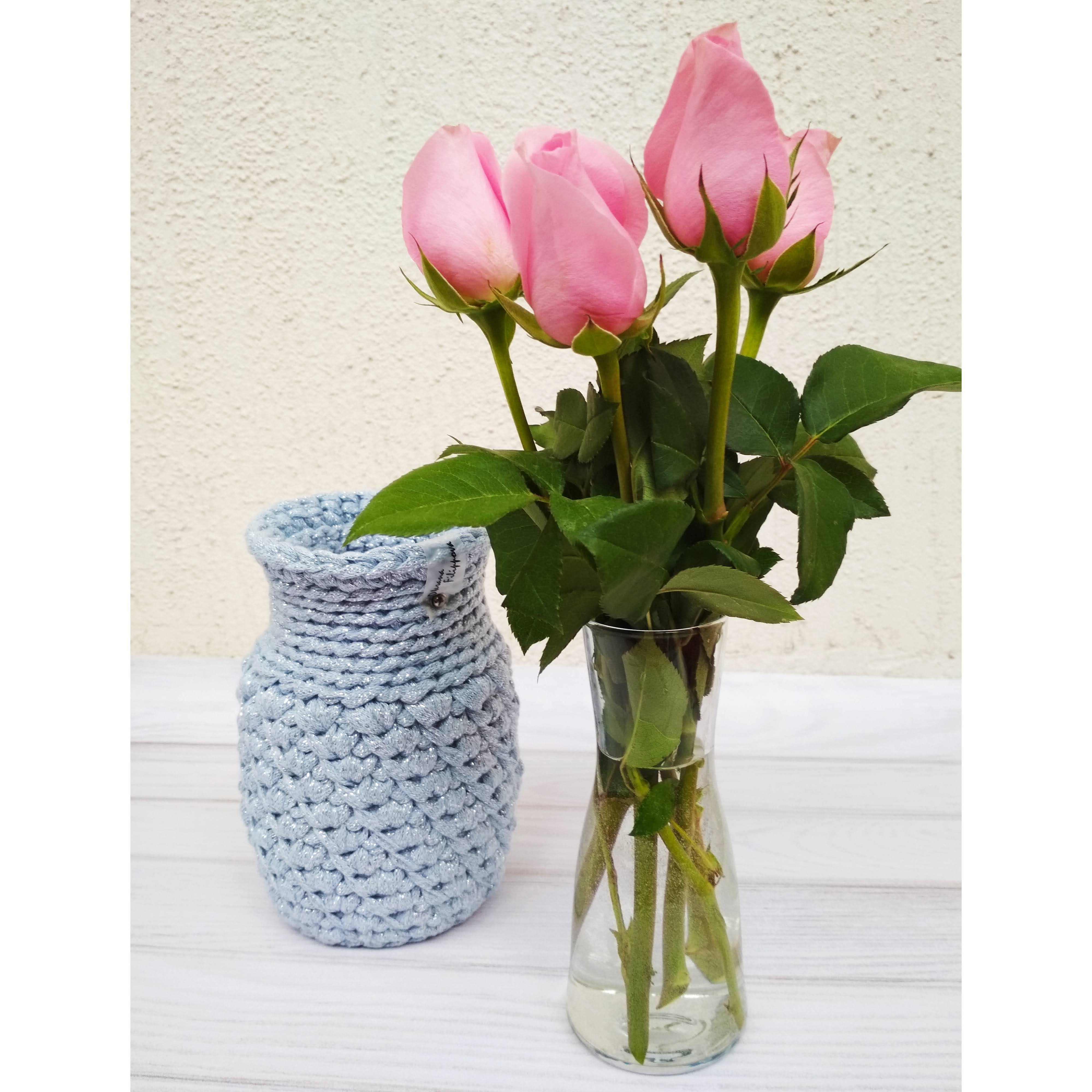 Small sky blue vase for eco-friendly home decor with glass v - Inspire ...