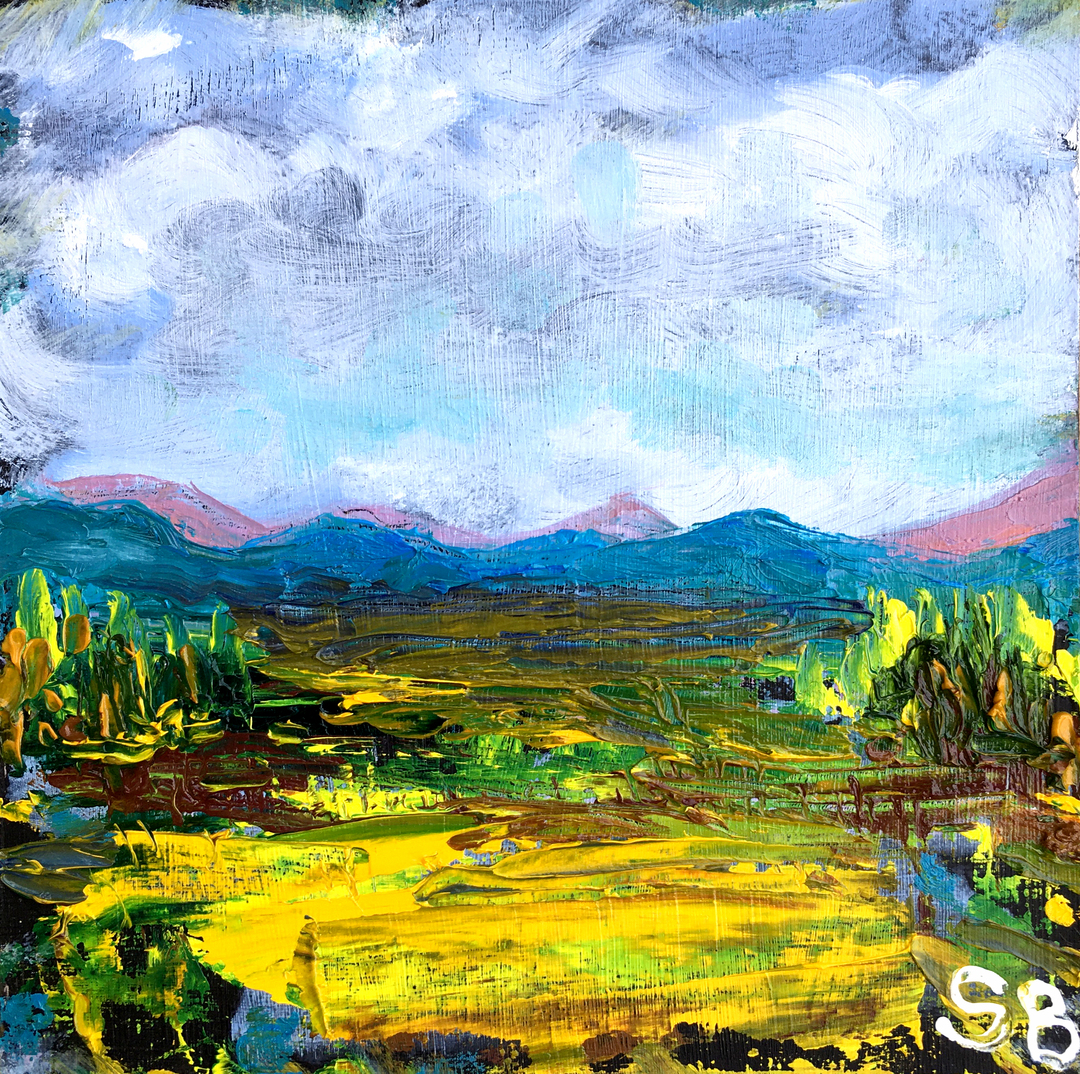 Alaska Mountains Original Art by SerjBond - Inspire Uplift