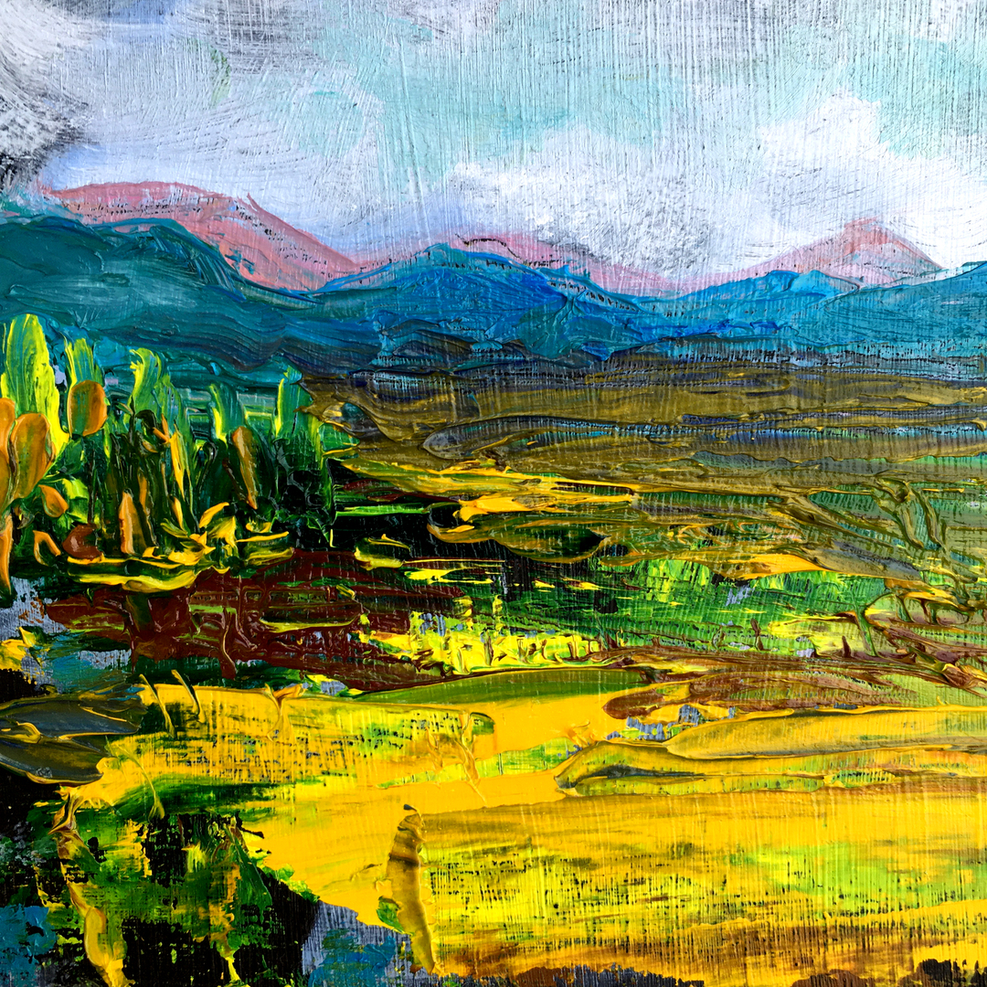 Alaska Mountains Original Art by SerjBond - Inspire Uplift