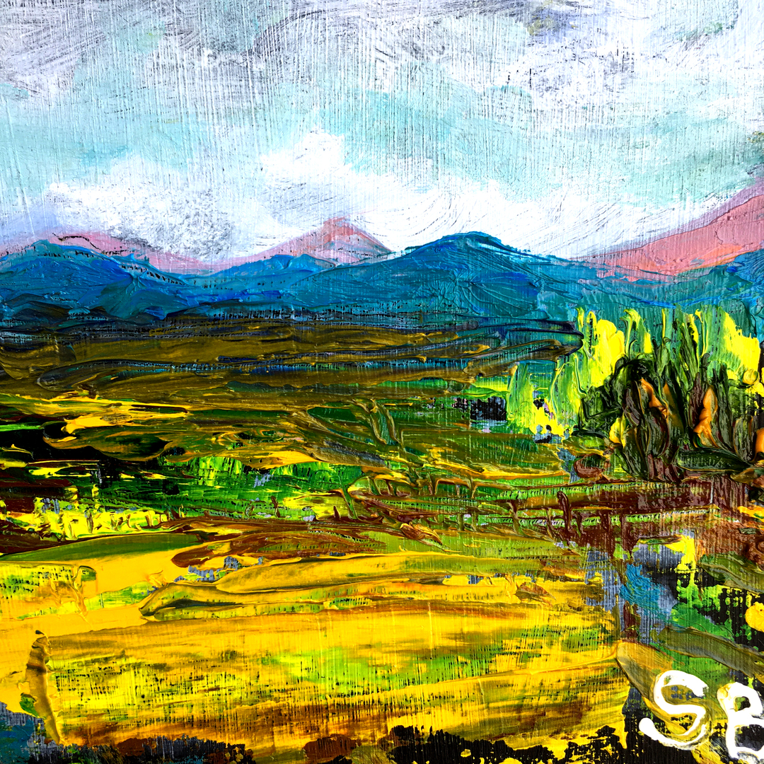 Alaska Mountains Original Art by SerjBond - Inspire Uplift