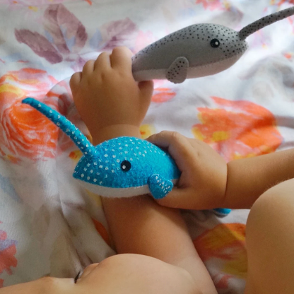 Play gym toy, whale and orca activity gym, ocean nursery dec - Inspire ...