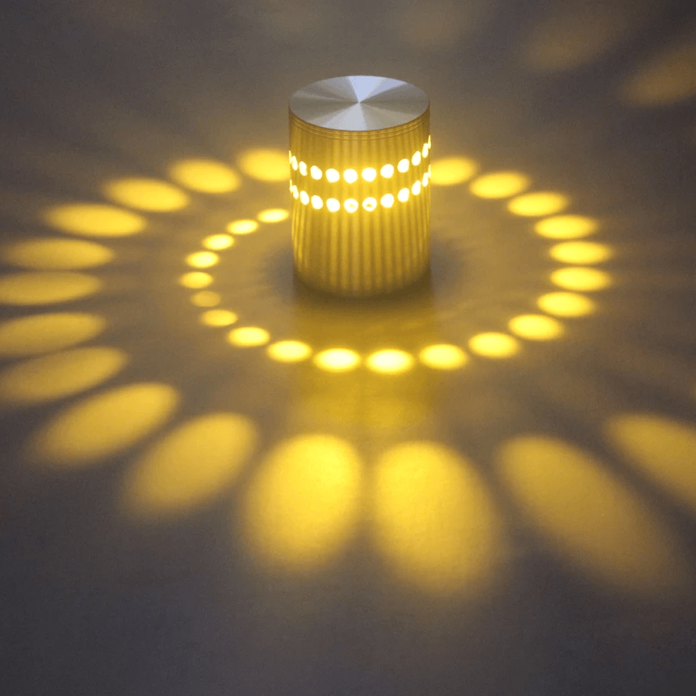 LED Spiral Aluminum Home Decor Light | Inspire Uplift