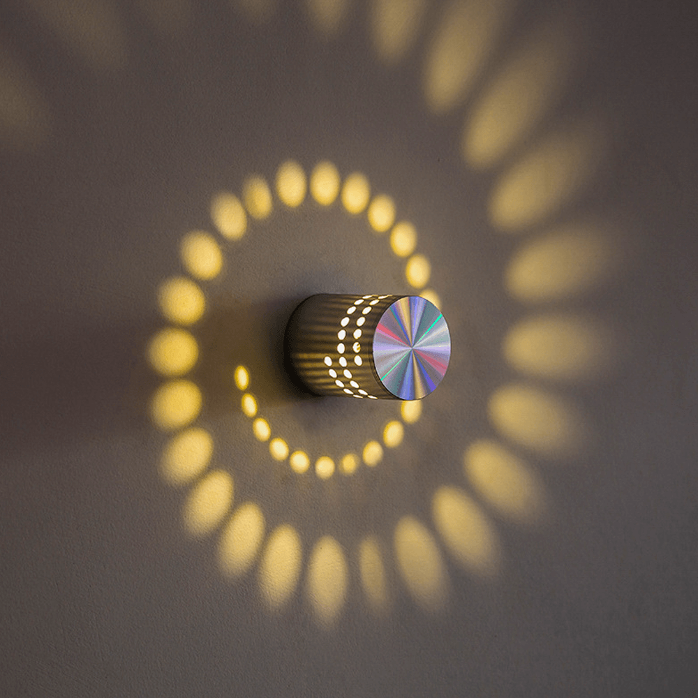 LED Spiral Aluminum Home Decor Light - Inspire Uplift