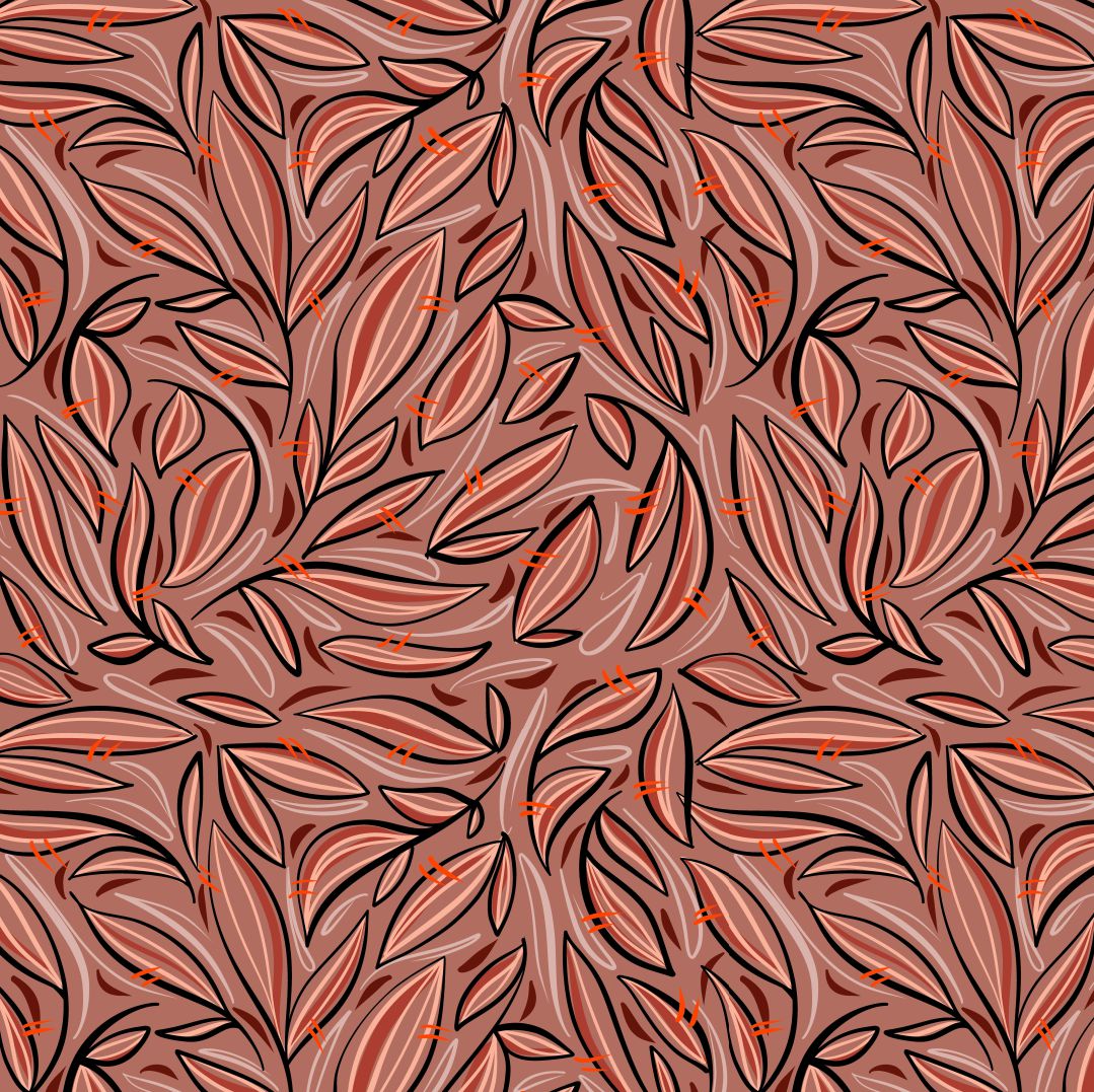 Leaves Seamless Pattern Autumn Wallpaper Digital Paper Backg - Inspire ...