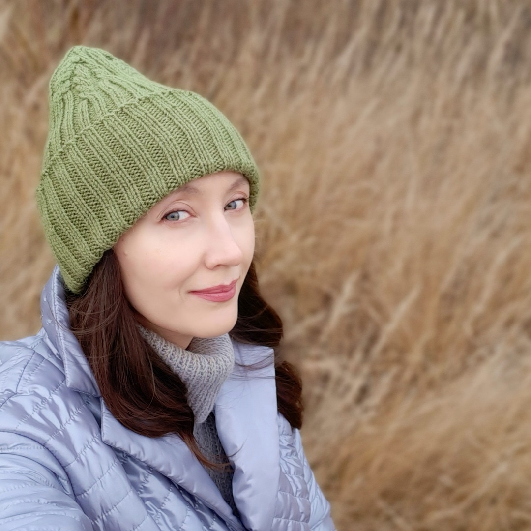 Ribbed Hat Knitting Pattern 1 Adult Size Slouchy Beanie - Inspire Uplift