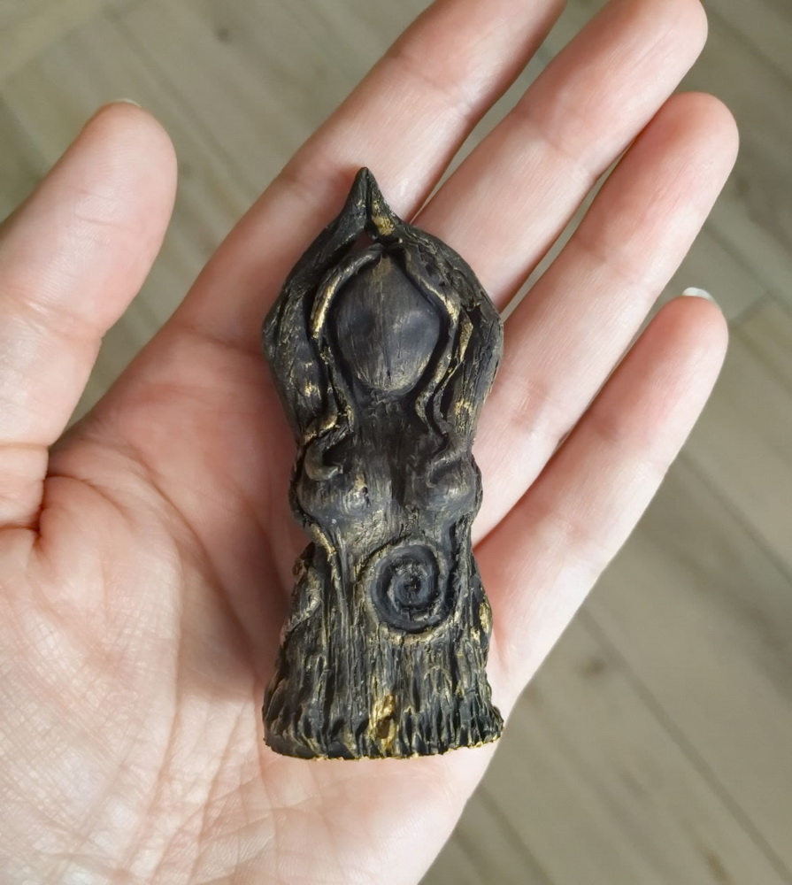 Set 2 figurines – Cernunnos Horned God statue, Mother Earth - Inspire ...