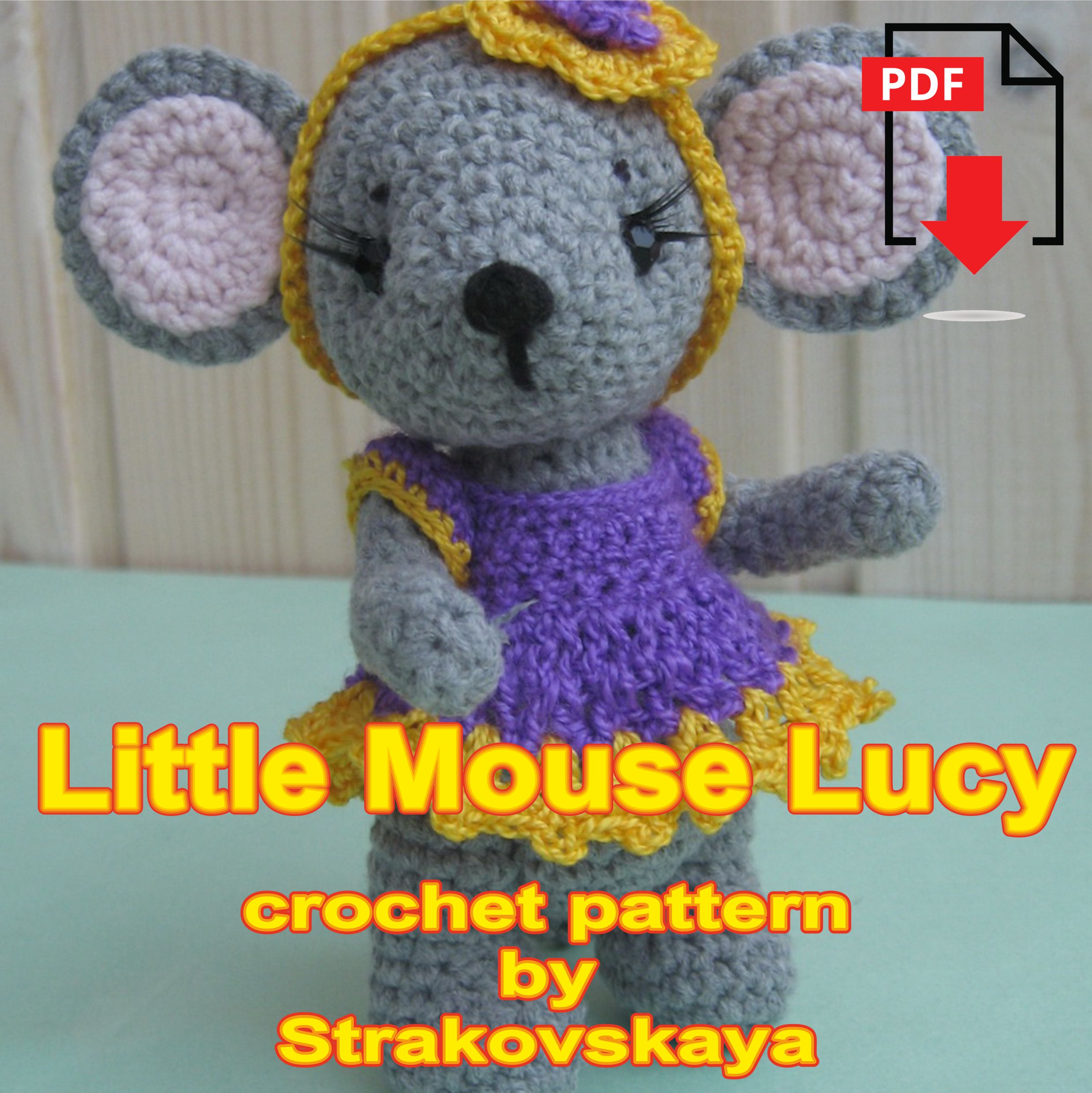 TUTORIAL: Little Mouse Lucy crochet pattern - Inspire Uplift