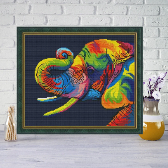 cross stitch pattern elephant - Inspire Uplift