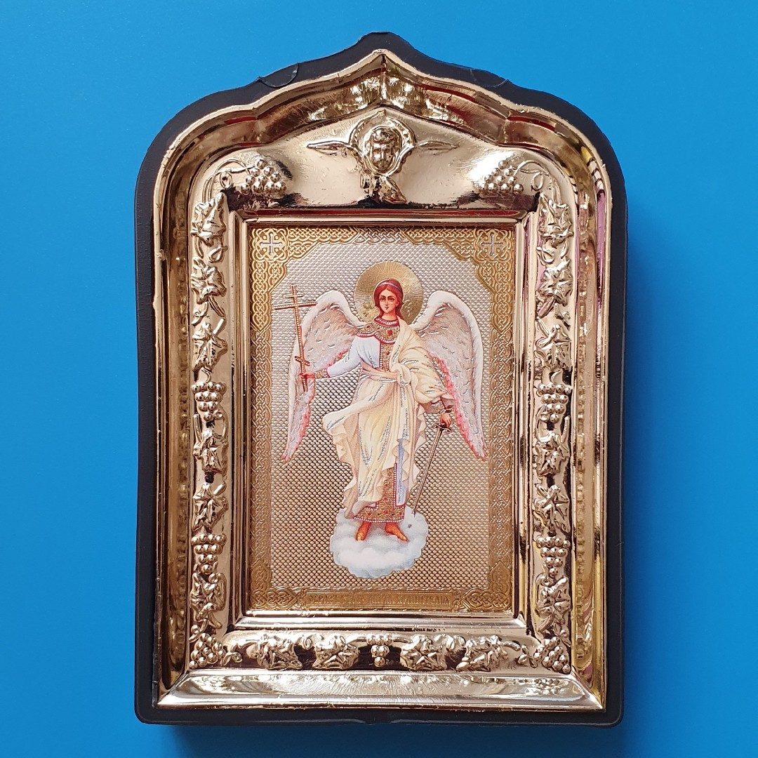 Angel the Keeper Orthodox plastic icon with a hang hole bles | Inspire ...