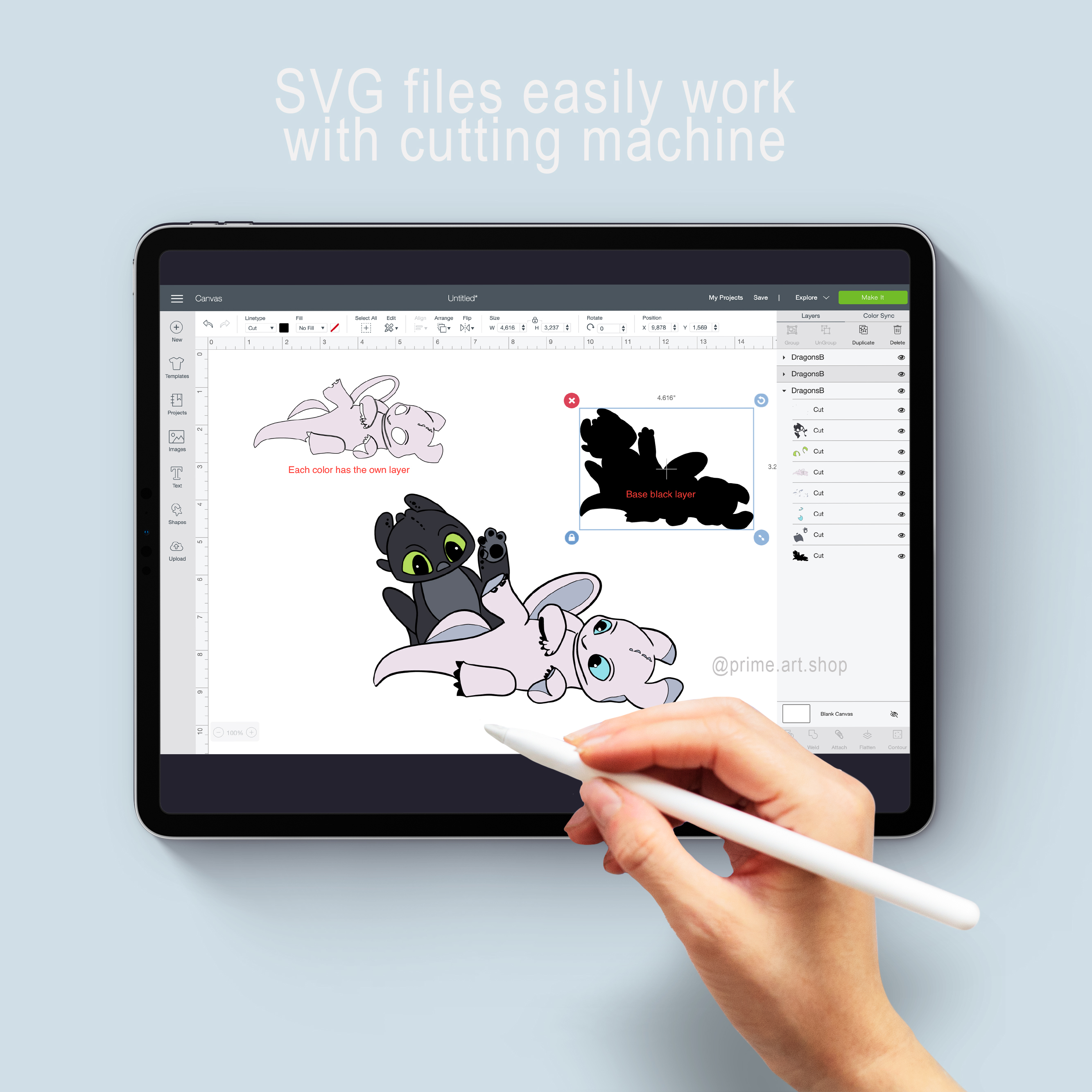 SVG Cute dragons Toothless & Light fury Svg, Night fury svg - Inspire ...