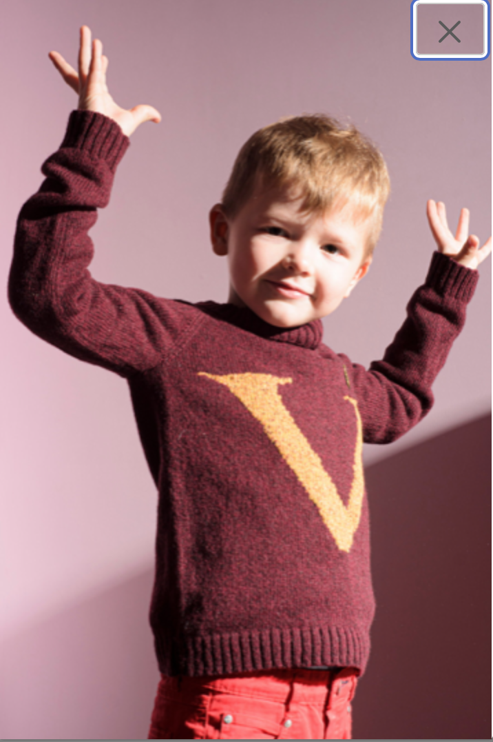 Personalized Kids Knit Weasley Sweater with Initial / Fall M | Inspire ...