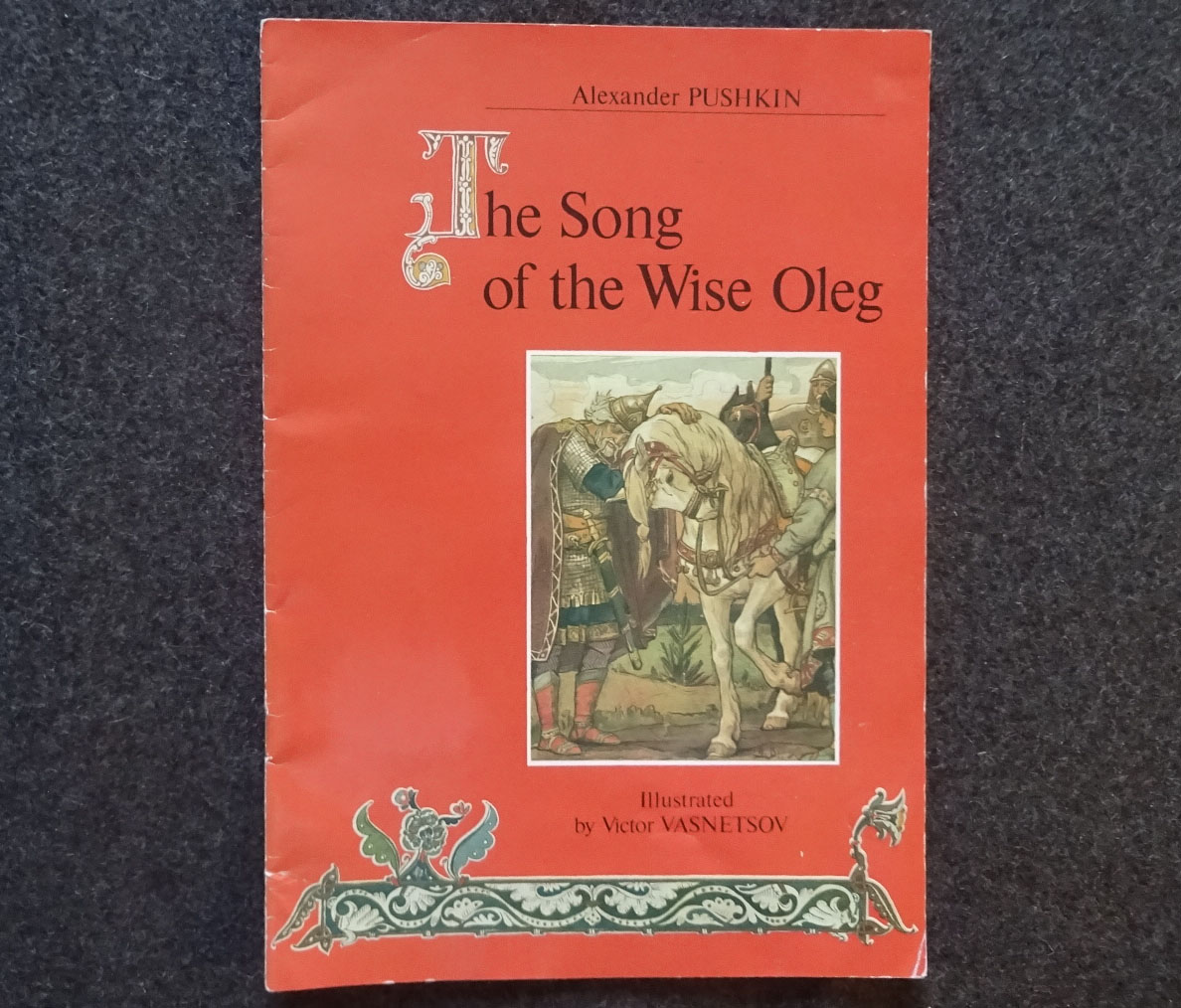 Pushkin The Song of the Wise Oleg. Vasnetsov Rare book 1991 - Inspire ...