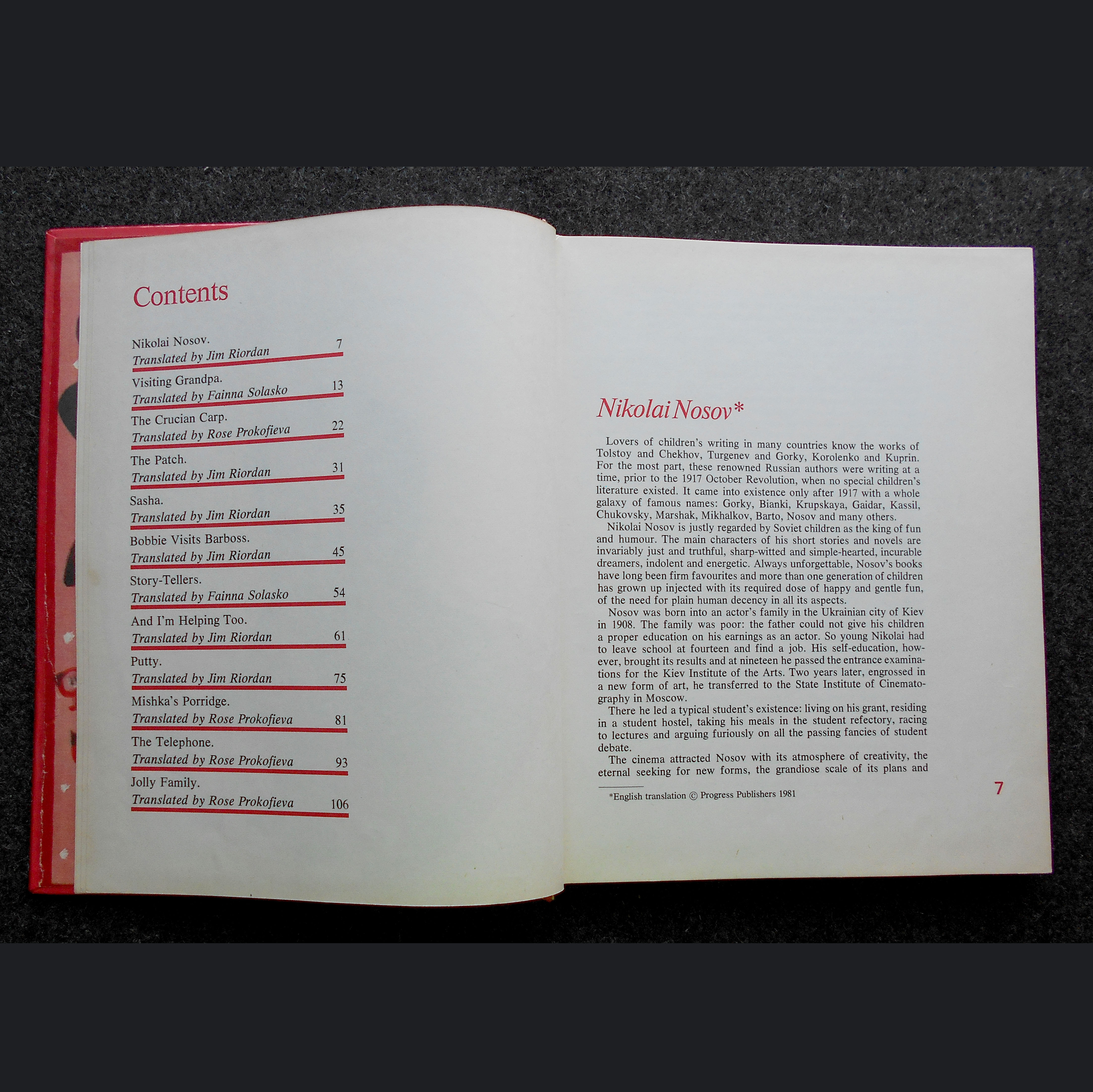 Nikolai Nosov Eleven stories for boys and girls Rare book So - Inspire ...