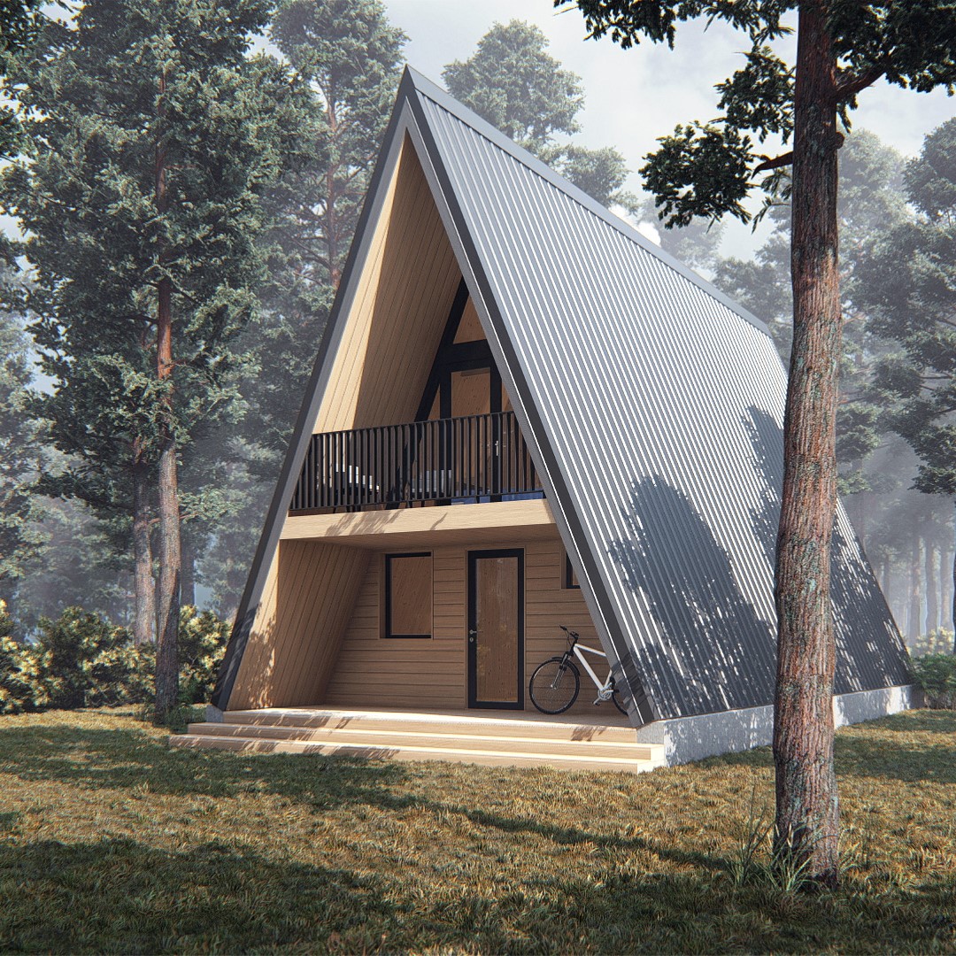 27'x10' Modern Cabin Architectural Plans | Inspire Uplift