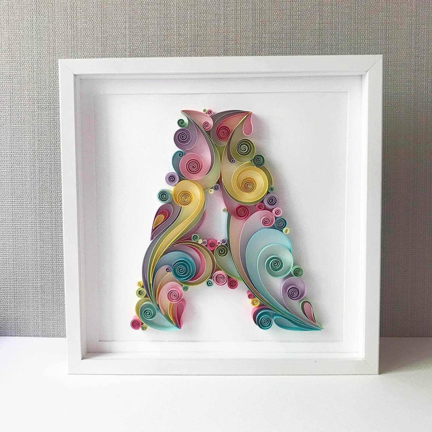 Set of patterns | Quilling templates with Alphabet A-Z - Inspire Uplift