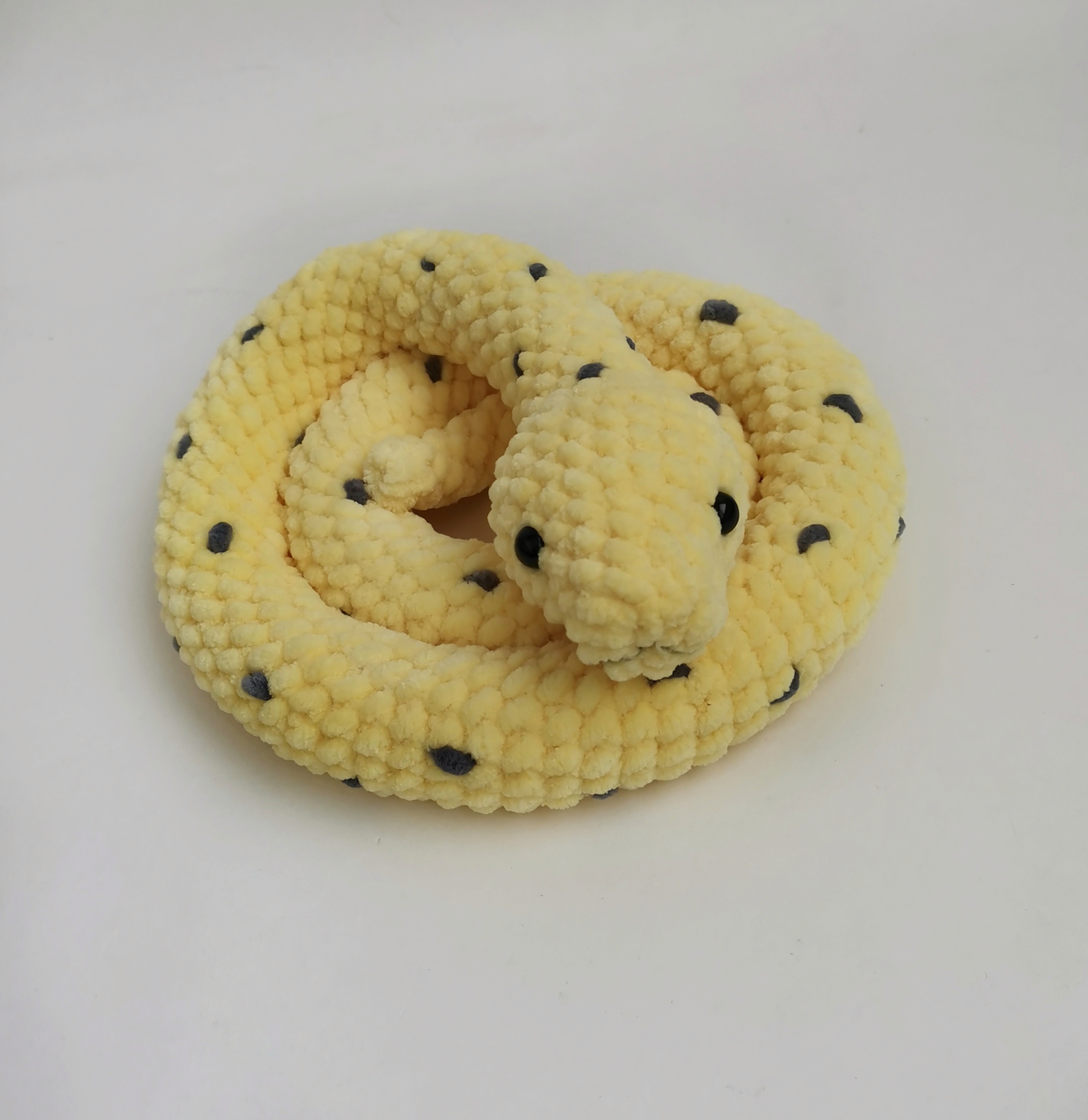 Yellow plush snake 33 in, Collectible snake, Snake plushie, - Inspire ...