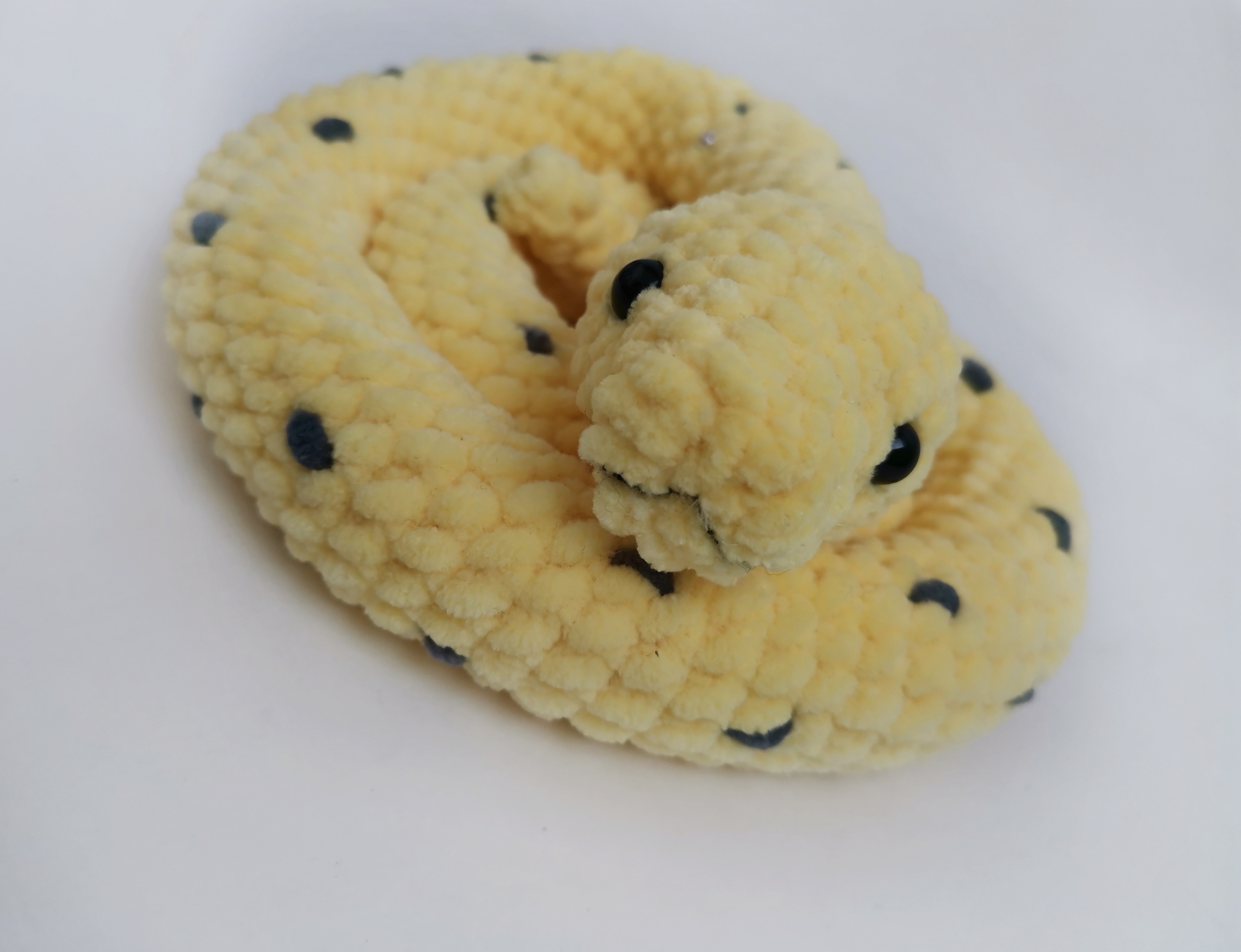 Yellow plush snake 33 in, Collectible snake, Snake plushie, - Inspire ...