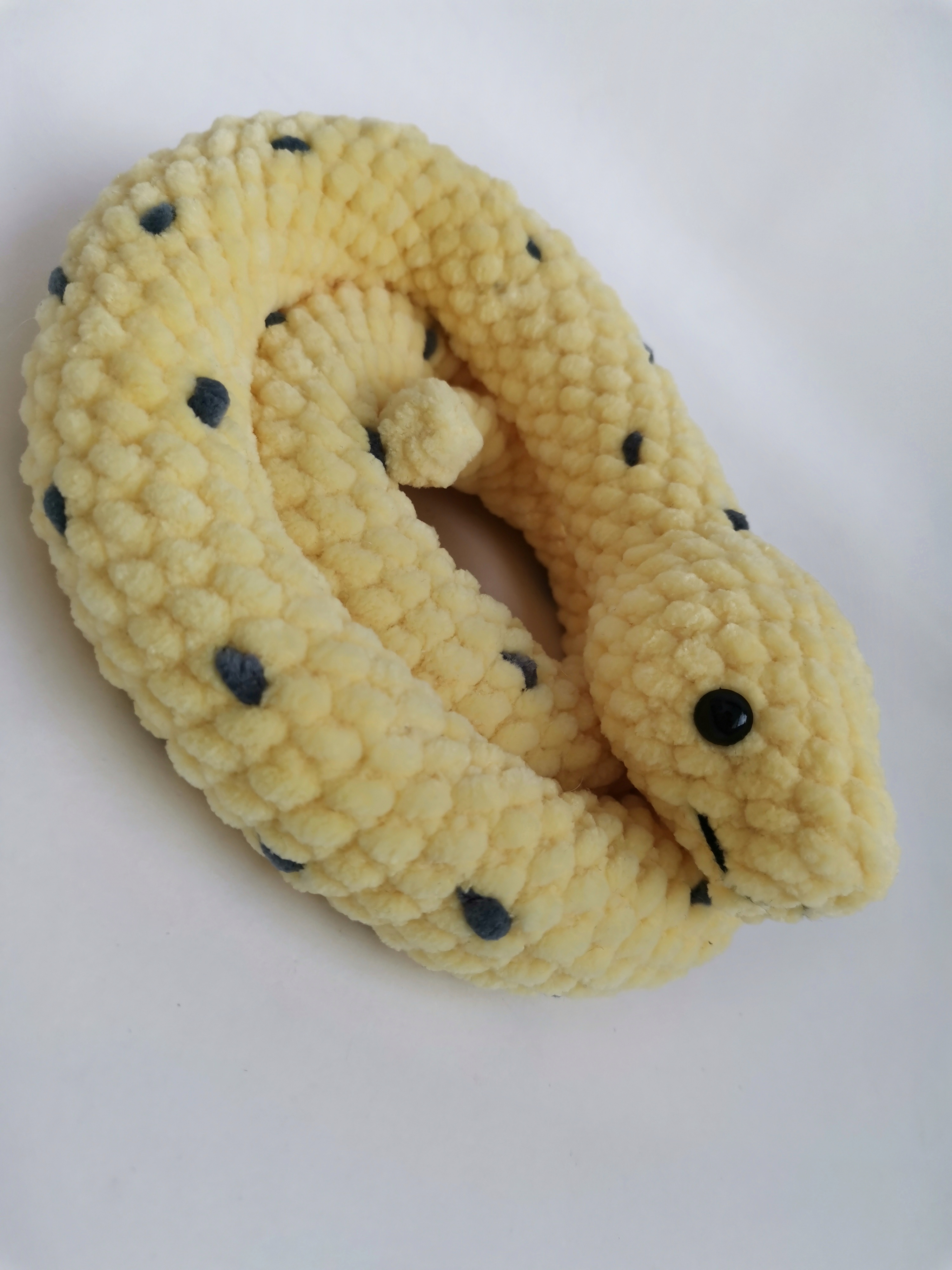 Yellow plush snake 33 in, Collectible snake, Snake plushie, - Inspire ...