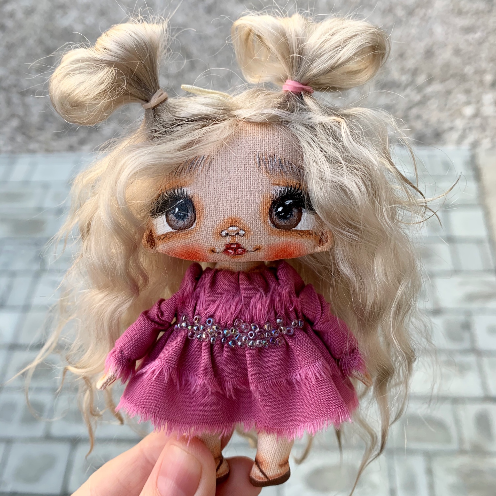 Beautiful doll handmade - Inspire Uplift