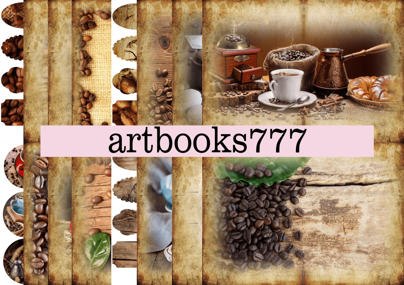 Coffee diary, scrapbooking, ephemera, JUNK JOURNAL, digital | Inspire ...