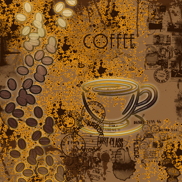 10 Coffee and Chocolate Digital Paper printable Scrapbook de - Inspire ...