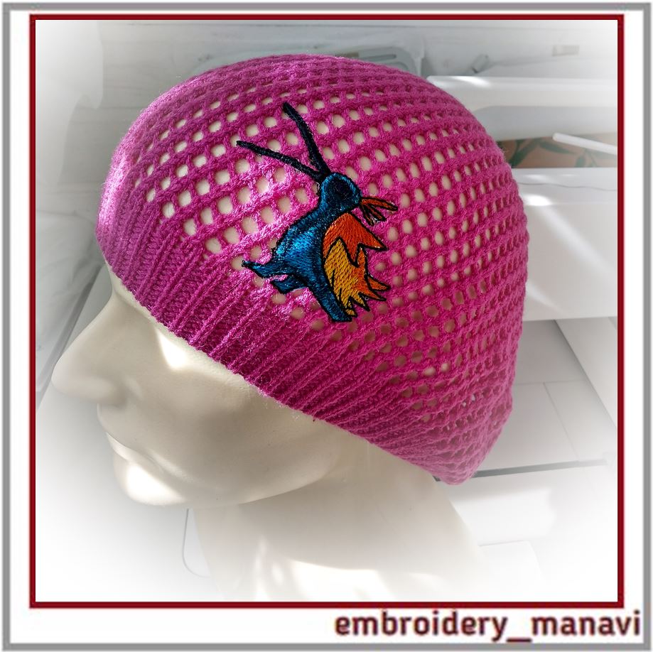 Digital Machine Embroidery Design. Mysterious unusual bird. | Inspire ...