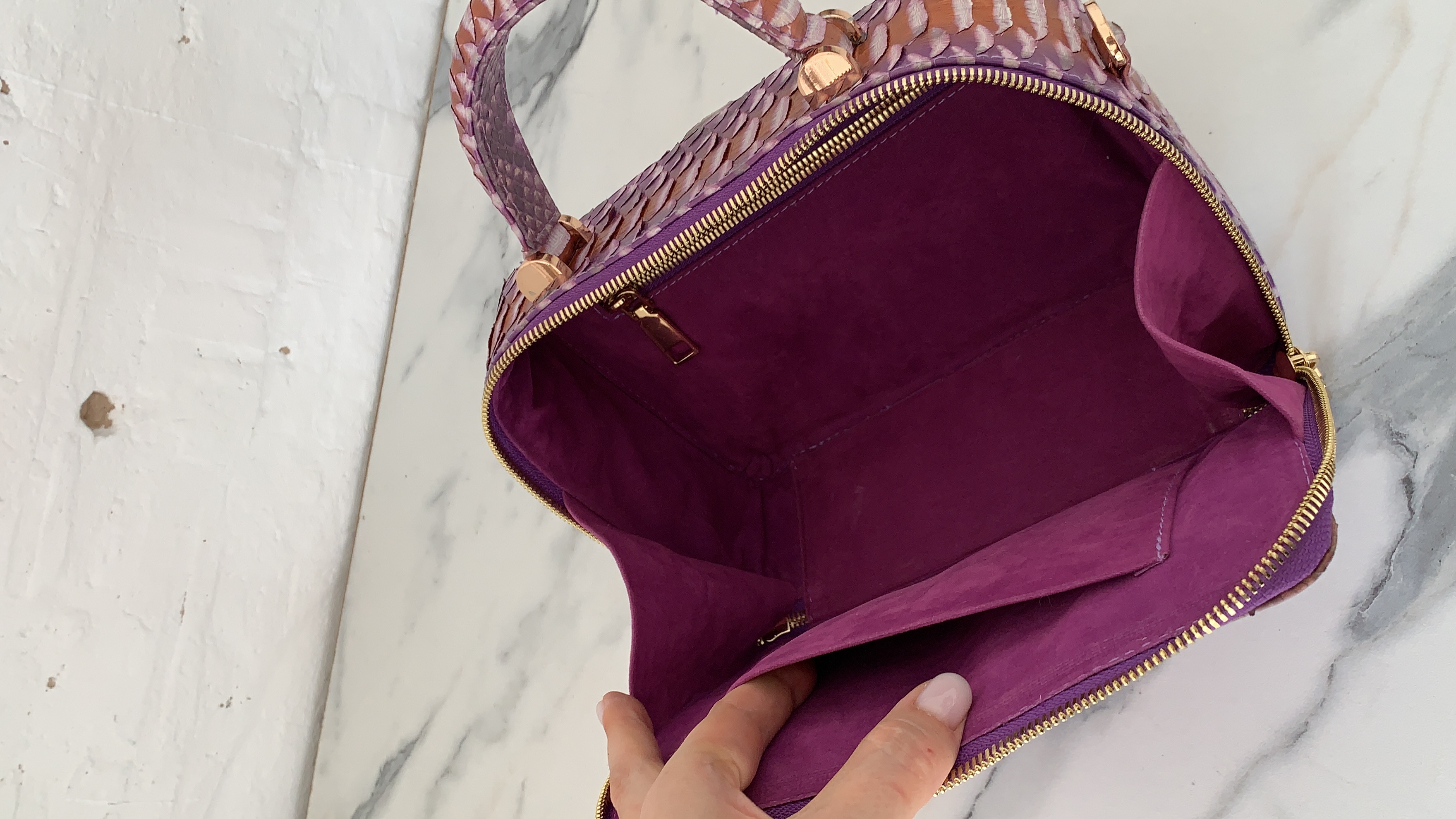 genuine python bag leather - Inspire Uplift