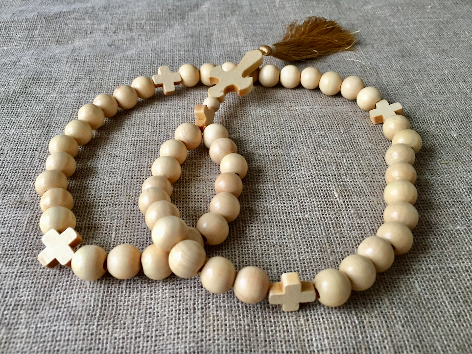 Wooden Christian 50 knot Prayer Rope | Chotki, Rosary, Broja - Inspire ...