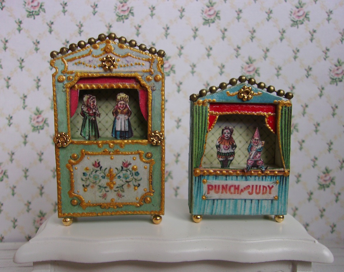 Miniature puppet theater for doll houses.1:12 scale. - Inspire Uplift