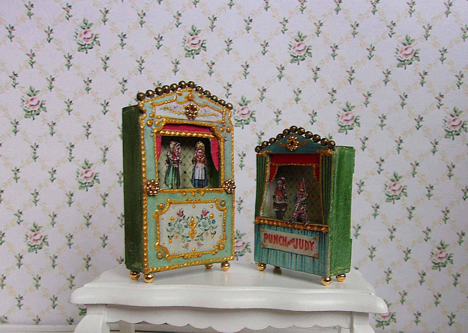 Miniature puppet theater for doll houses.1:12 scale. - Inspire Uplift