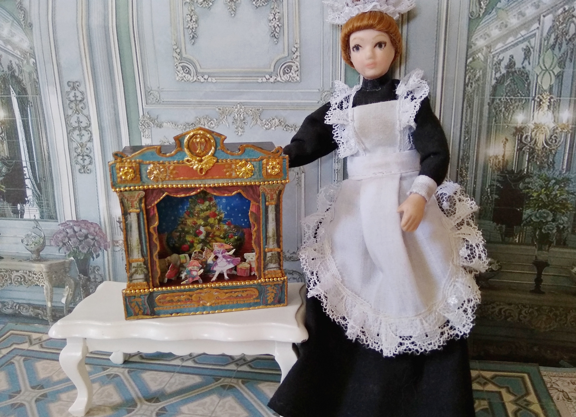 Paper theater. Puppet miniature. Scale 1:12. Dollhouse minia - Inspire ...