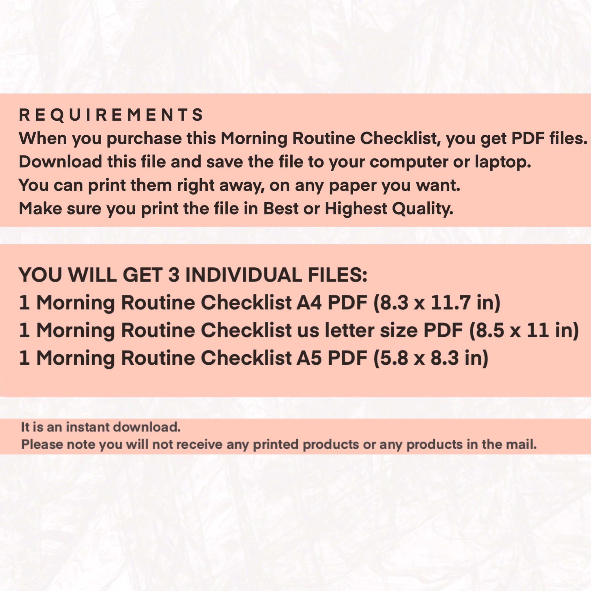 Morning Routine Printable, Printable Checklist, Daily Checkl - Inspire ...