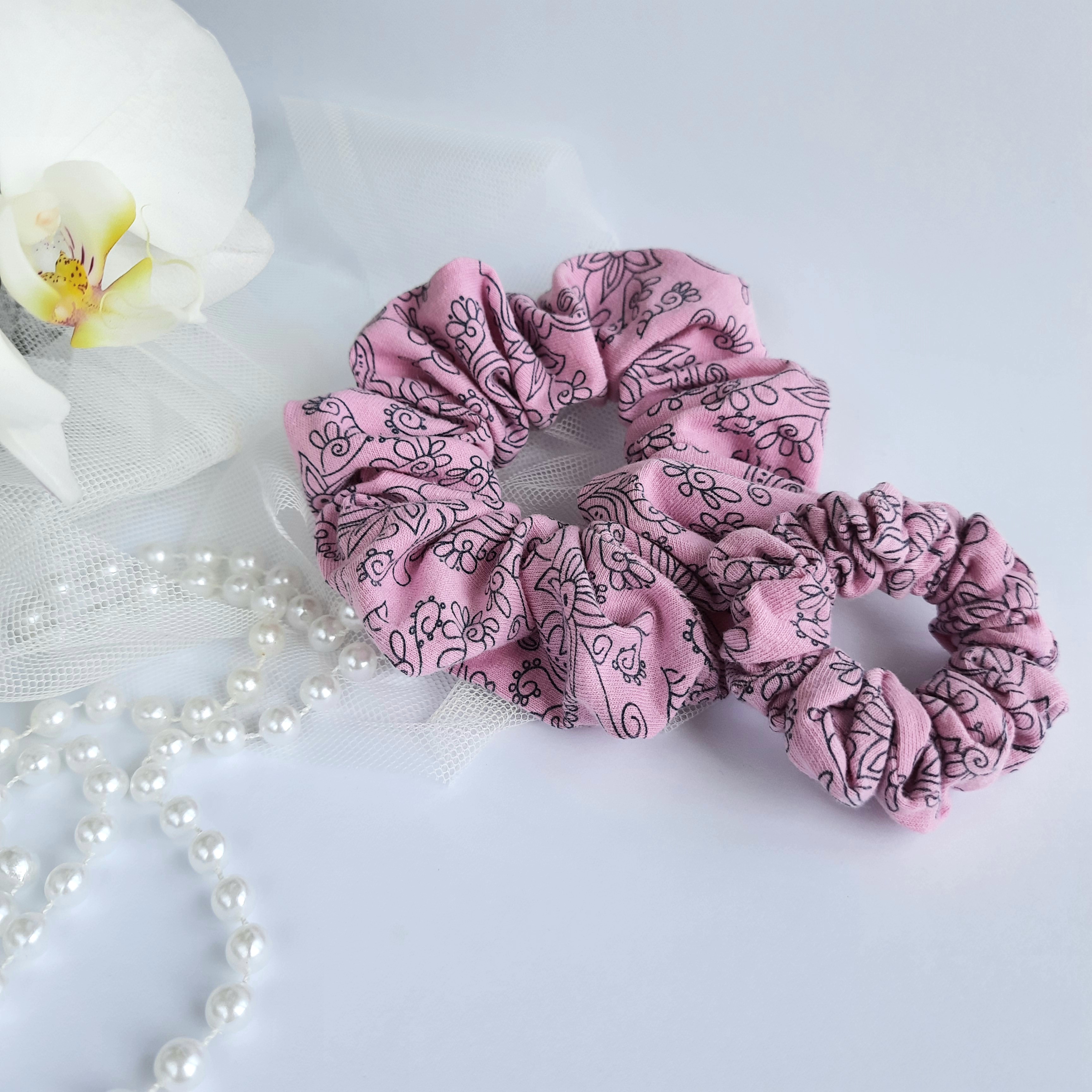 A set of two pieces scrunchies, small and large handmade ela | Inspire ...