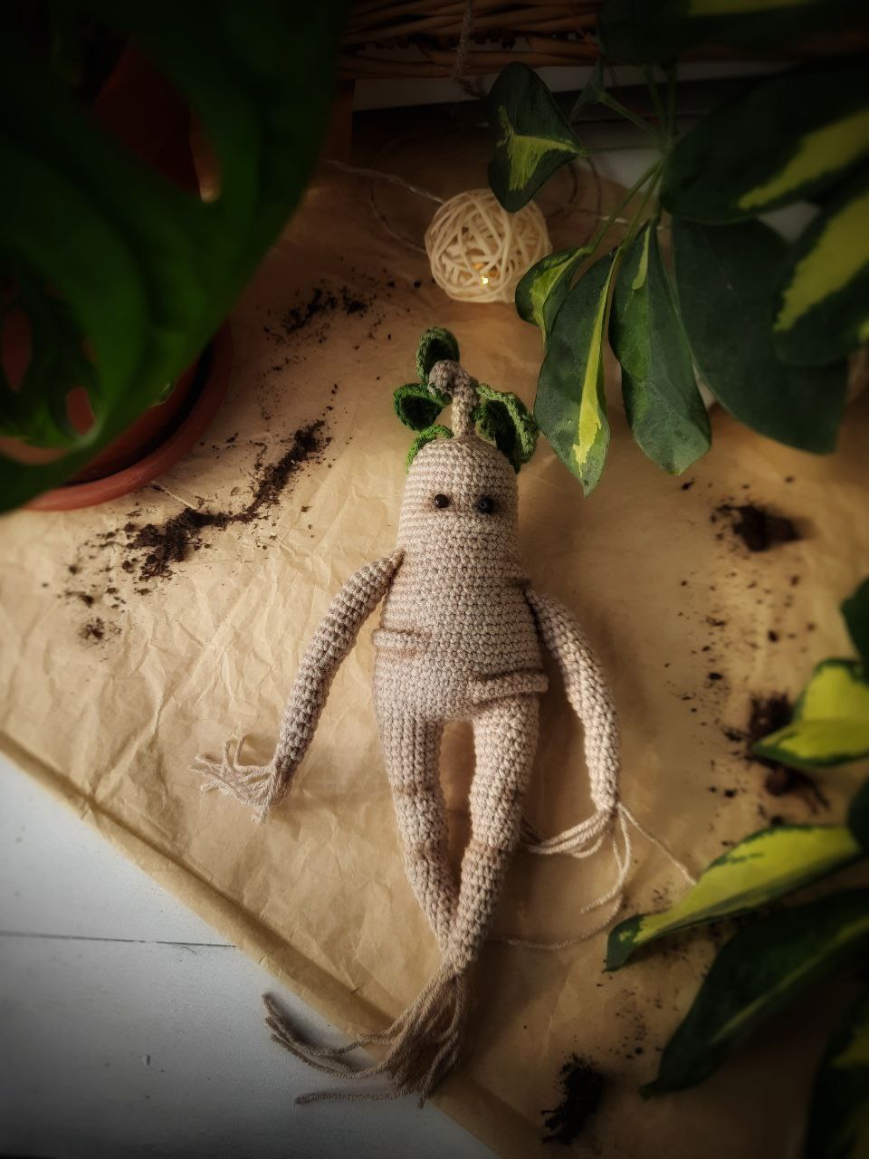 Amigurumi Mandrake Root crochet pattern. Amigurumi pattern. | Inspire ...