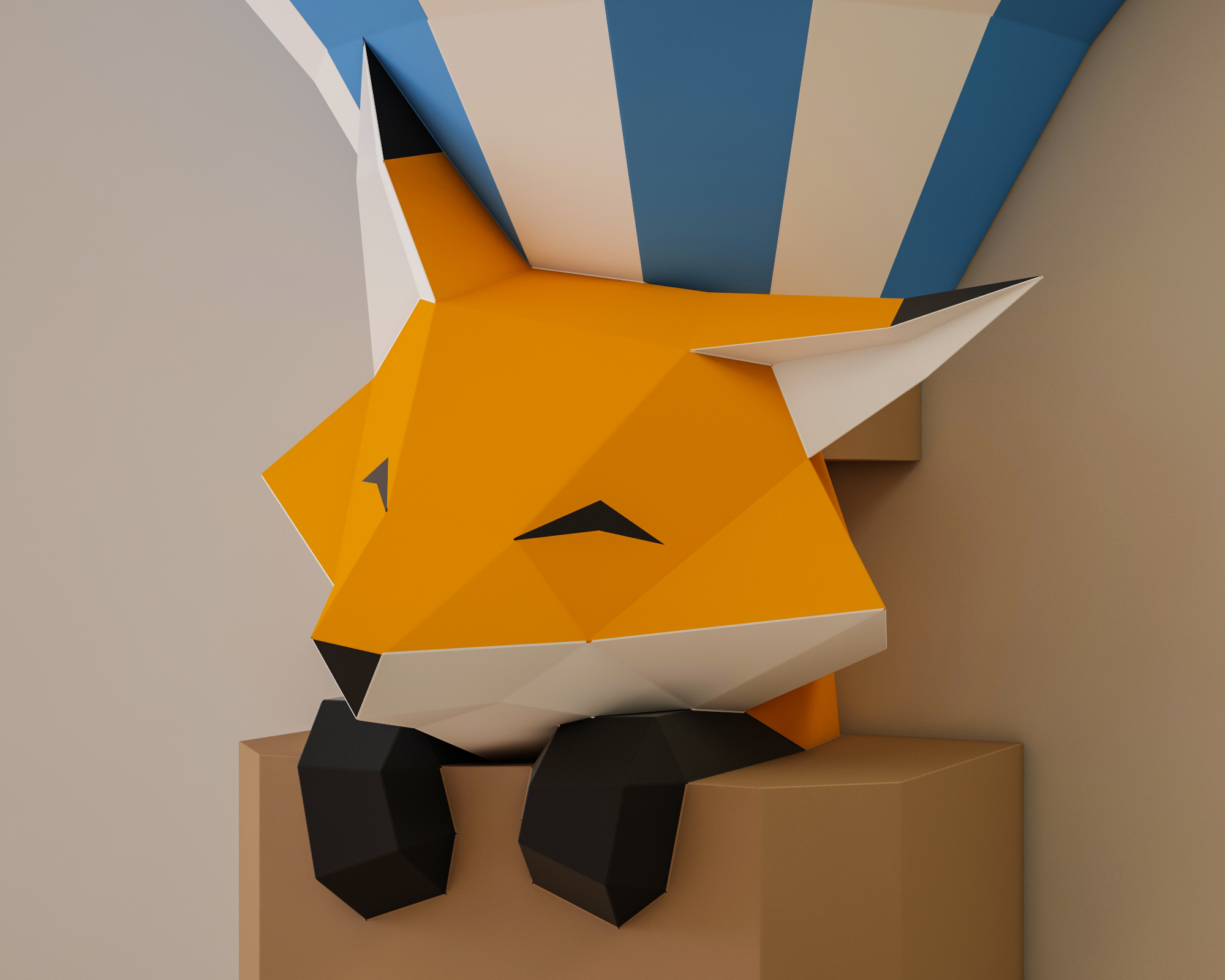 Papercraft Balloons and Clouds, paper craft sky panorama, mo - Inspire ...