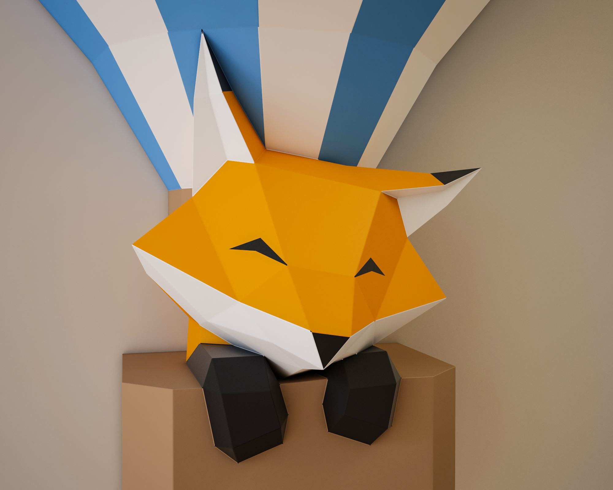 Papercraft Balloons and Clouds, paper craft sky panorama, mo - Inspire ...