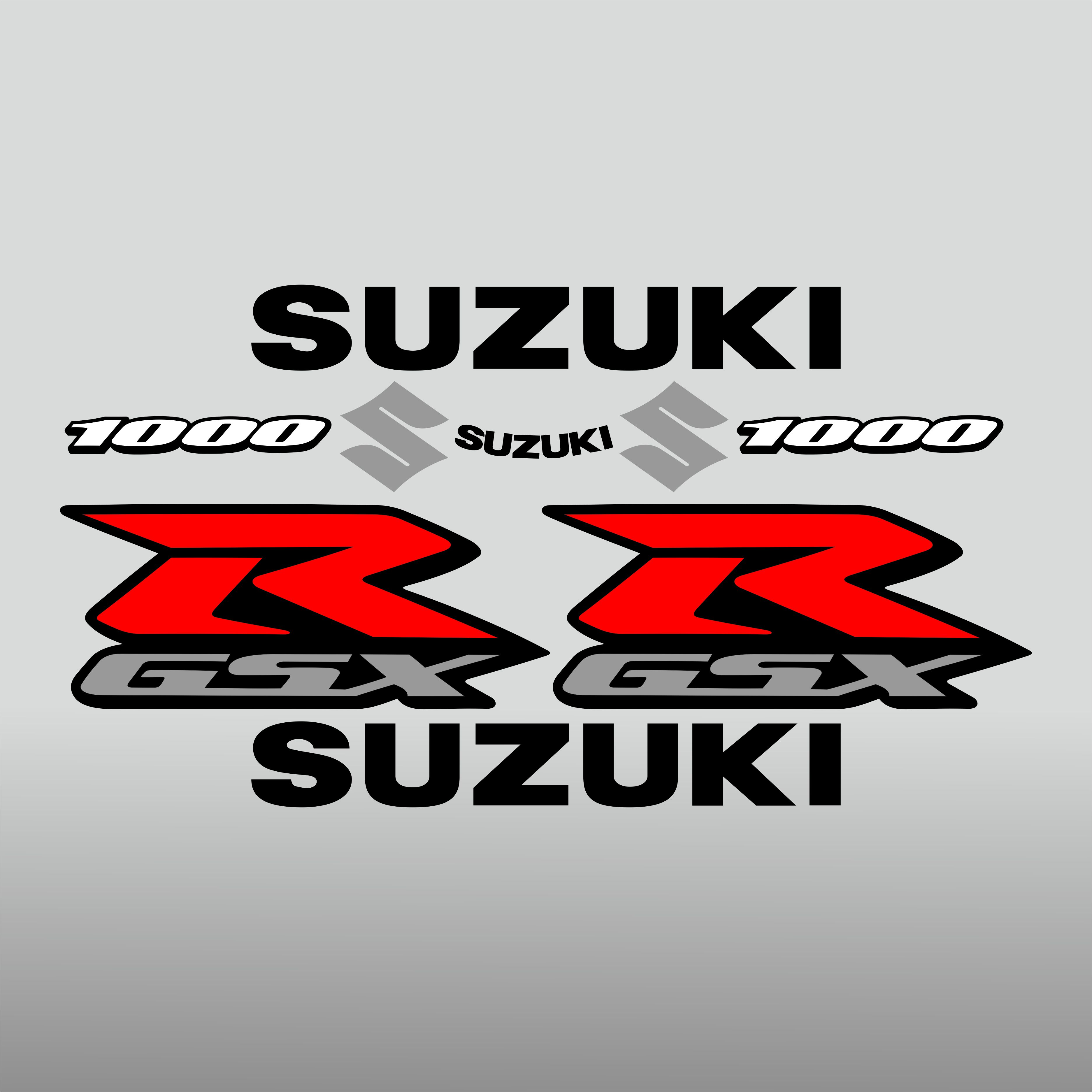 Graphic vinyl decals for Suzuki GSX-R 1000 motorcycle 2007-2 - Inspire ...