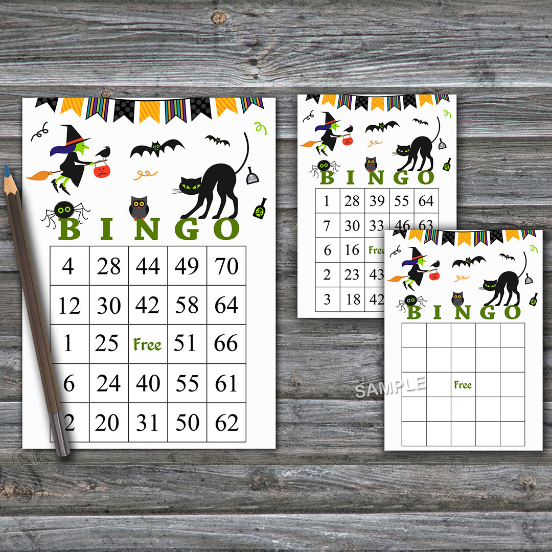 Halloween bingo game,Halloween bingo cards,Halloween Party,6 - Inspire ...