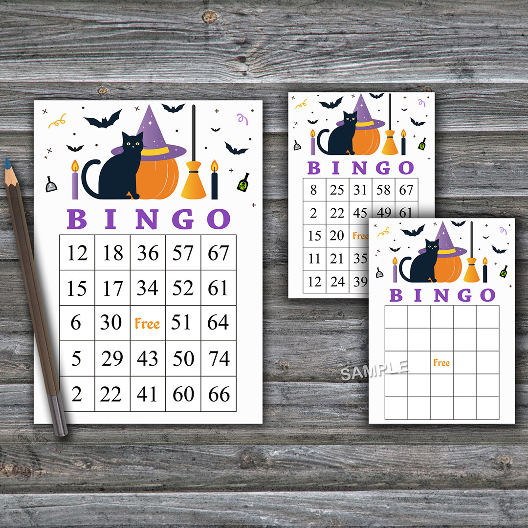 Halloween bingo game,Halloween bingo cards,Halloween Party,6 | Inspire ...