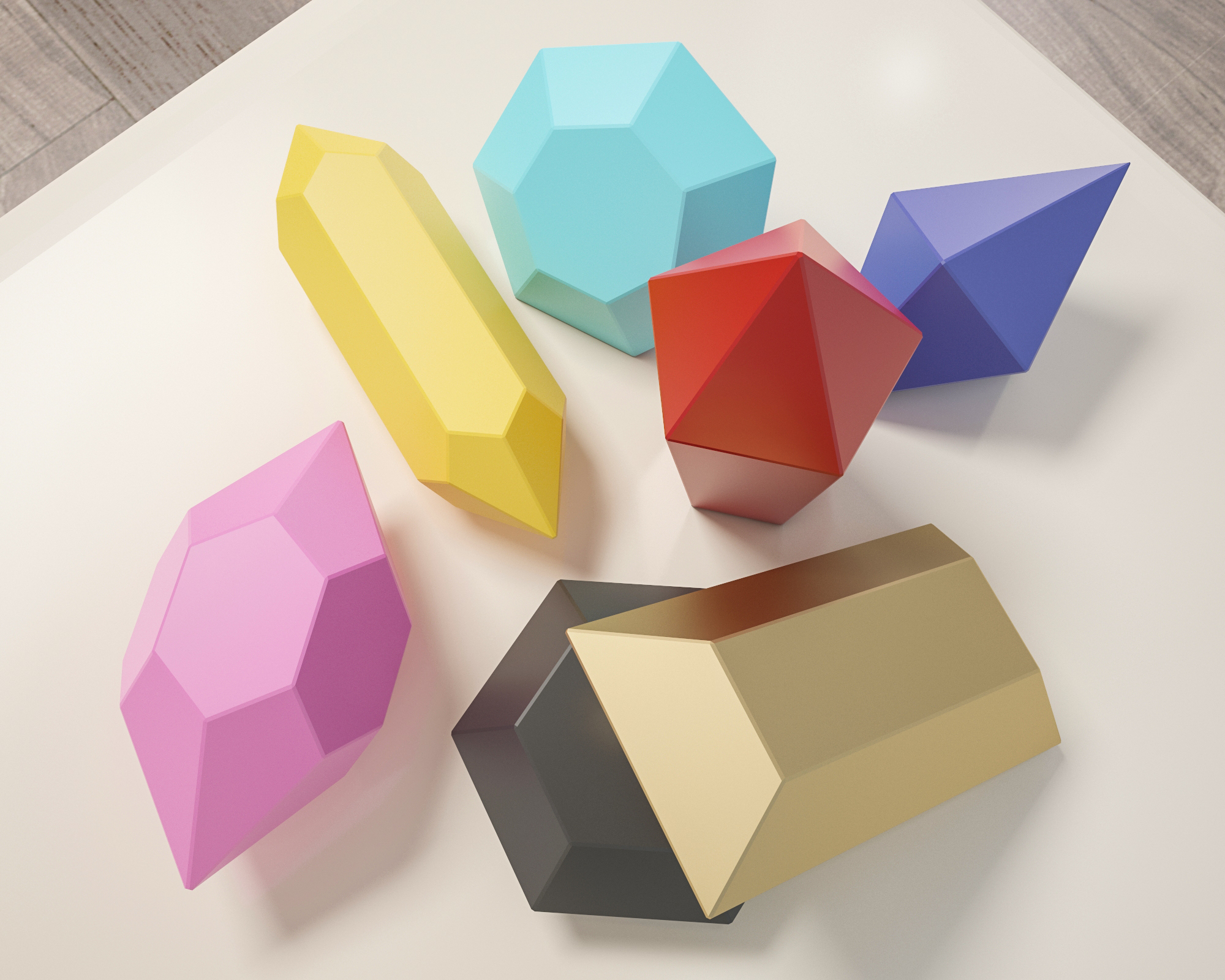 Papercraft Gems, Paper craft Jewel, Crystal PDF template, St - Inspire ...