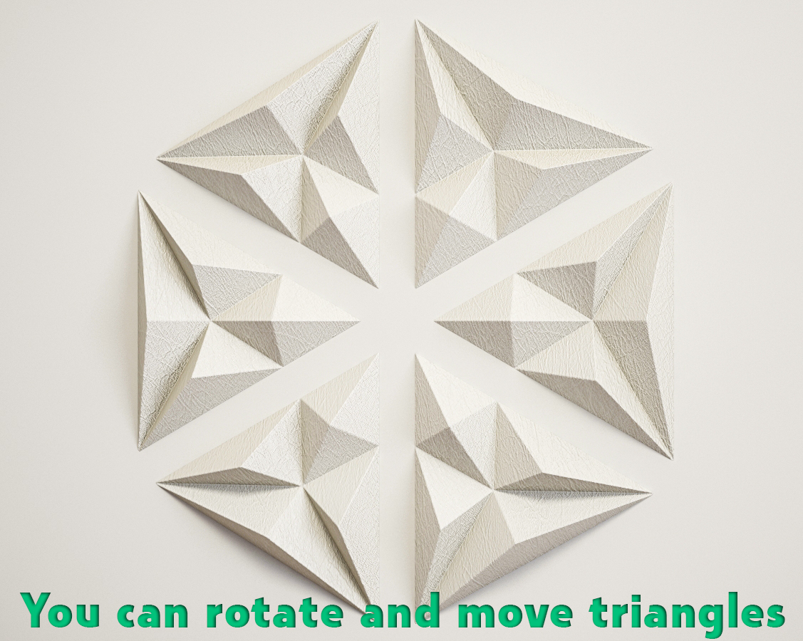 Papercraft 3D Mandala, geometric pattern, home wall decor, p - Inspire ...