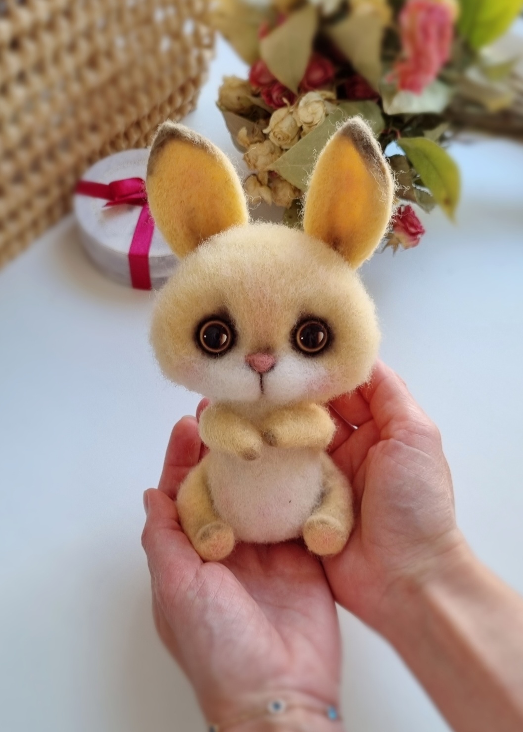Newborn Felted Animal Toy Photo Props, Felt Stuffed Animal P - Inspire ...