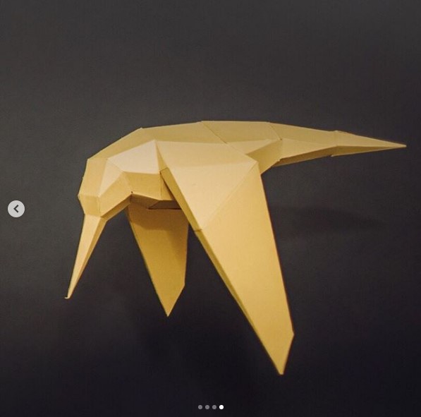 Papercraft Birds, How to make 3D paper craft, paper sculptur - Inspire ...