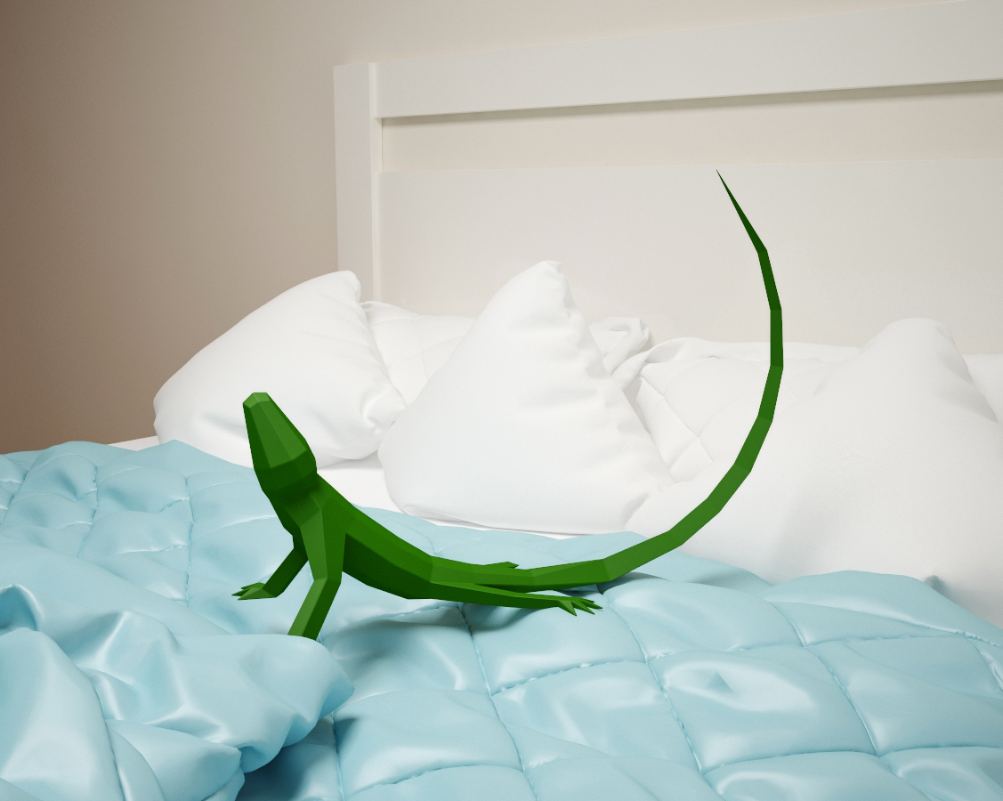 Papercraft Lizard, 3D paper craft lacertian, papercraft PDF - Inspire ...