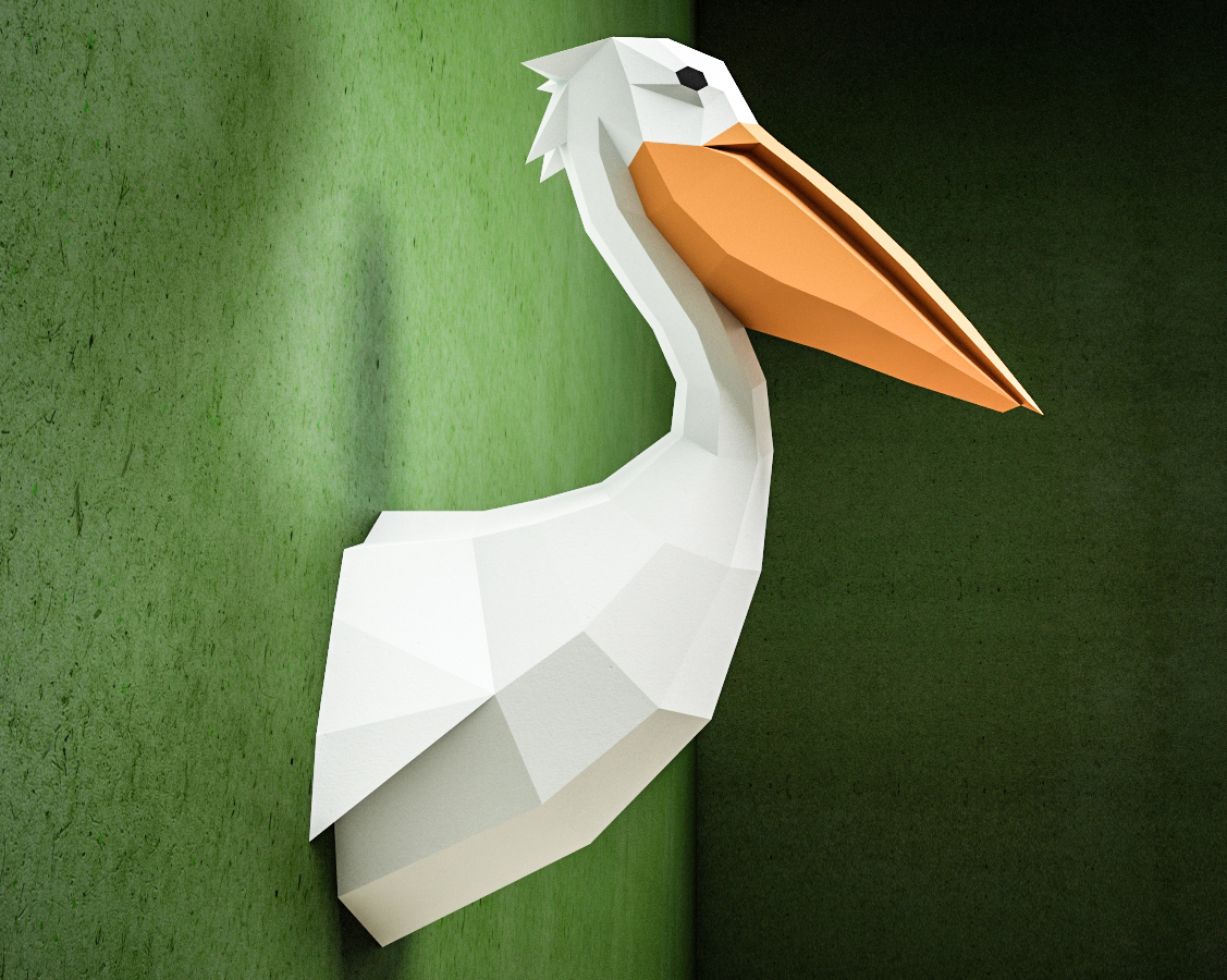 DIY Paper Pelican 3D, Papercraft sculpture, Paper craft mode - Inspire ...