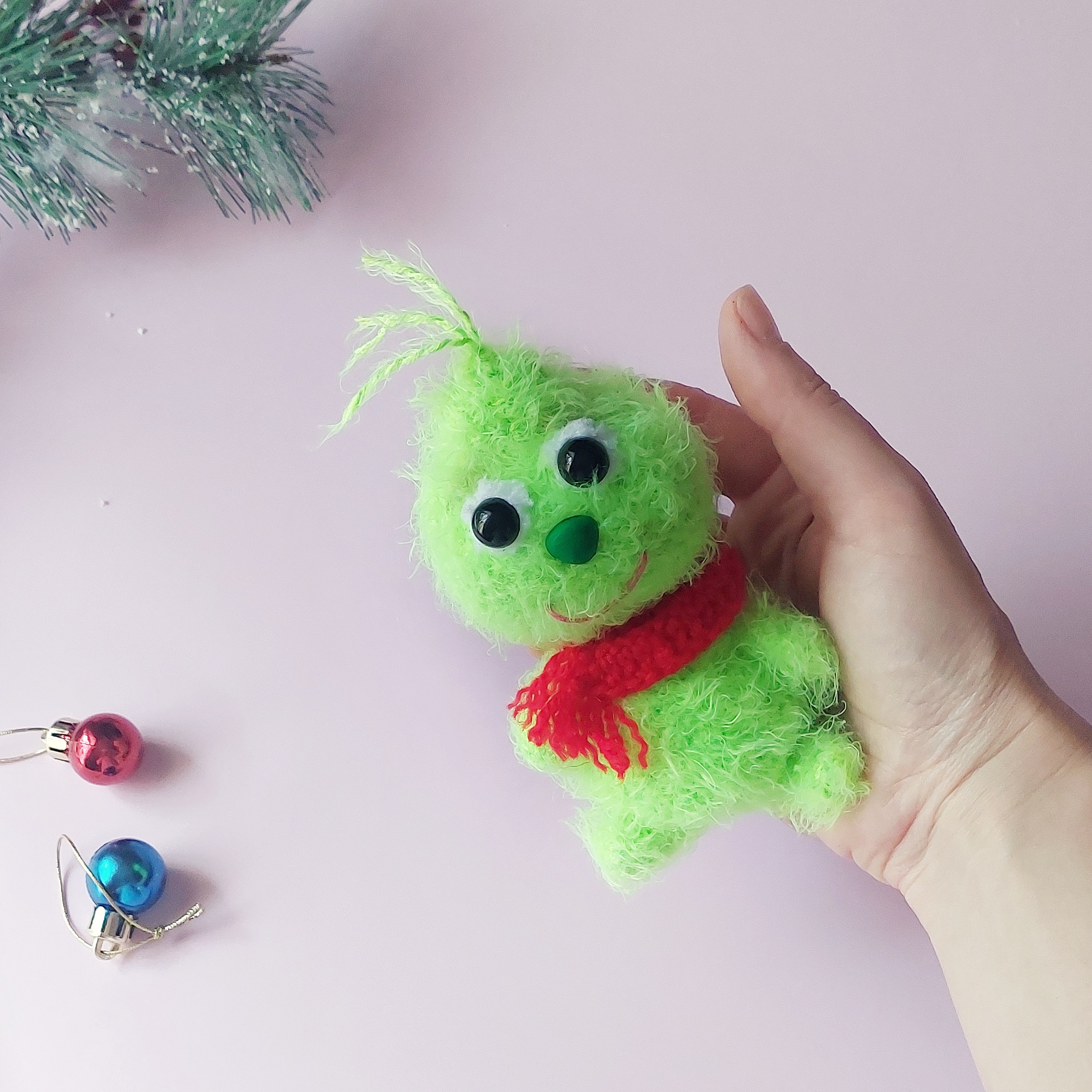 Baby Grinch crochet pattern - Inspire Uplift