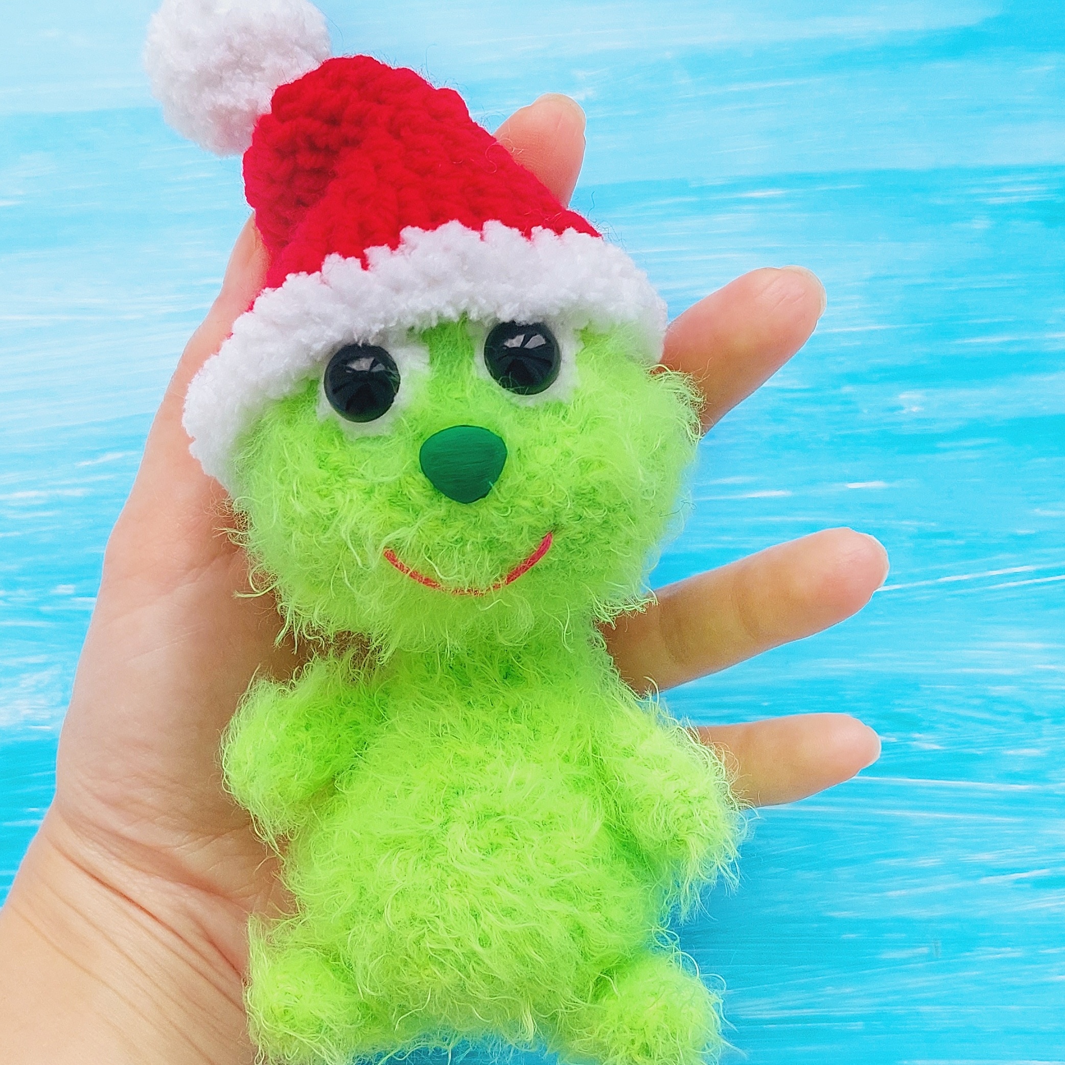 Baby Grinch crochet pattern - Inspire Uplift