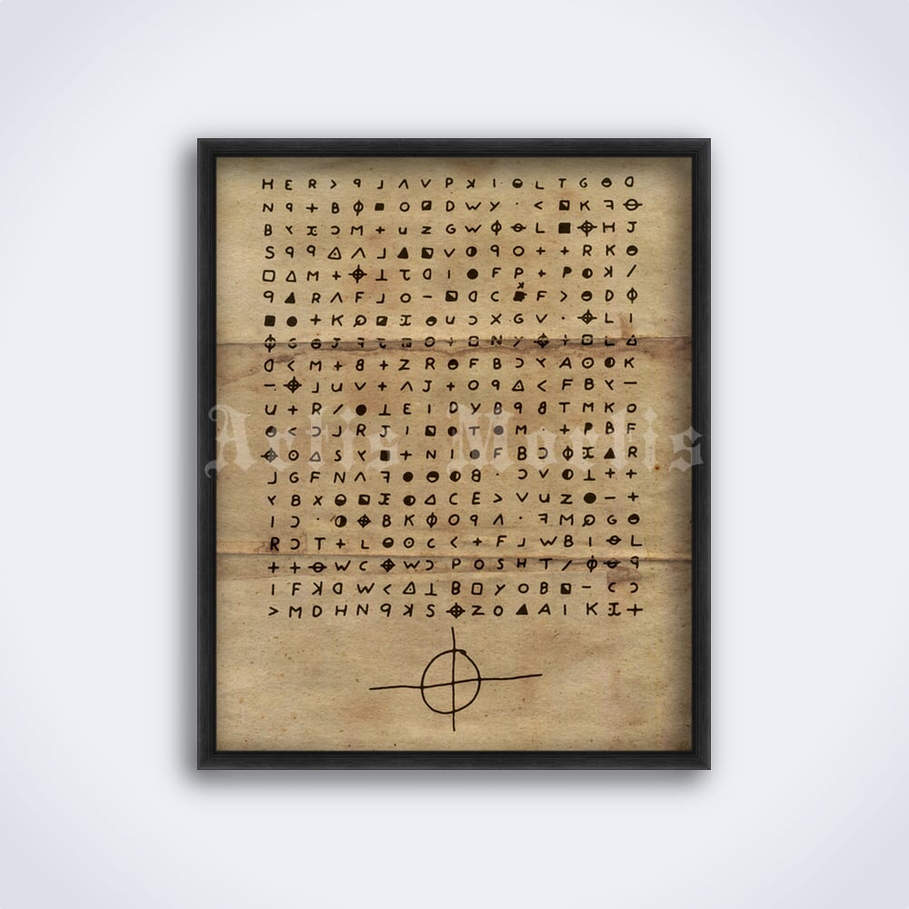 Zodiac Cipher letter, cryptogram, true crime, criminal histo | Inspire ...